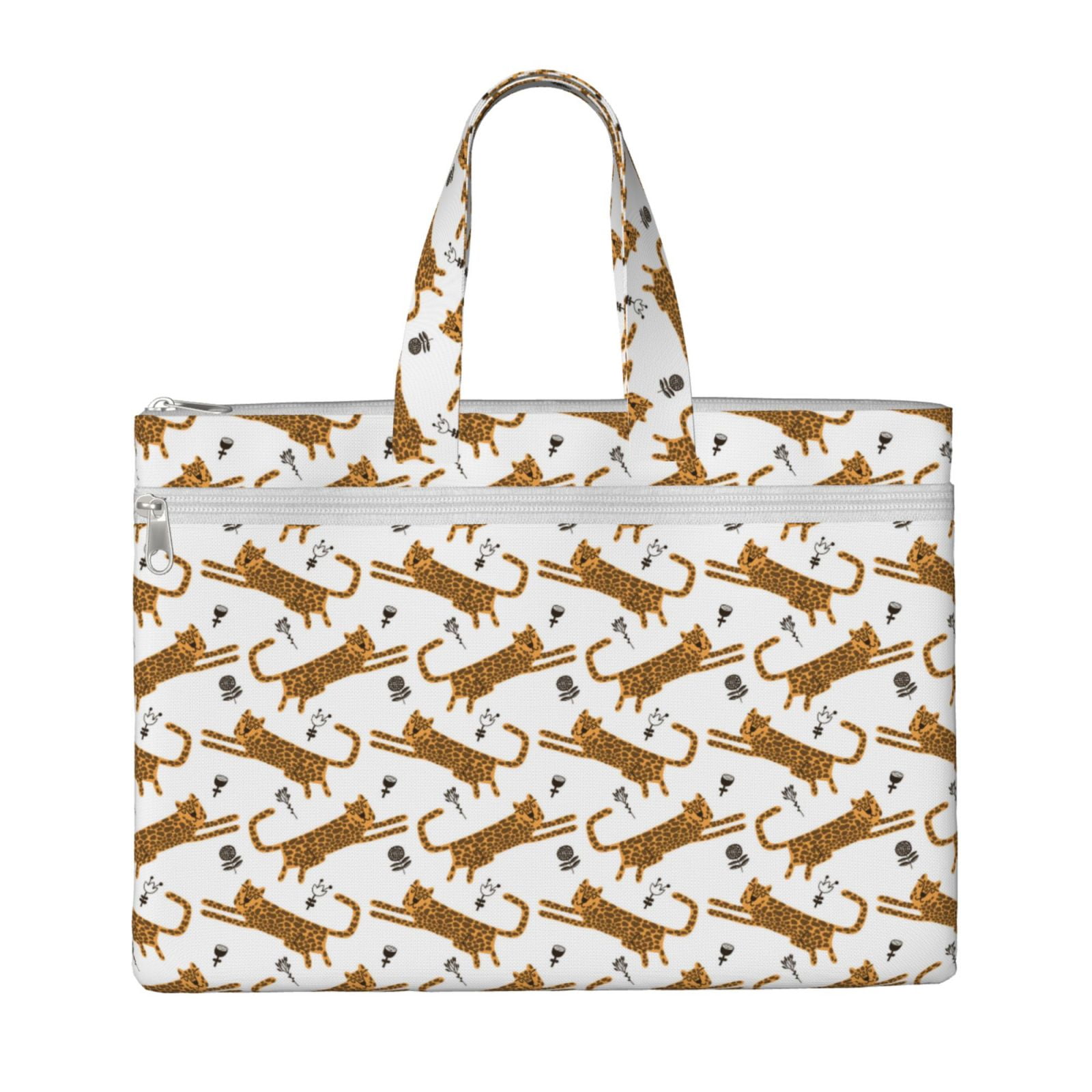 Pofeuu Leopard Print Print Laptop Bag Carrying - Computer Bag Laptop ...