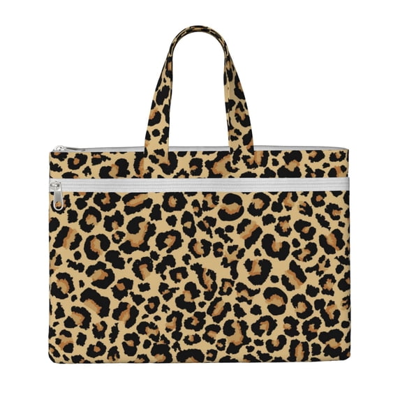 Pofeuu Leopard Print Print Laptop Bag Carrying - Computer Bag Laptop ...
