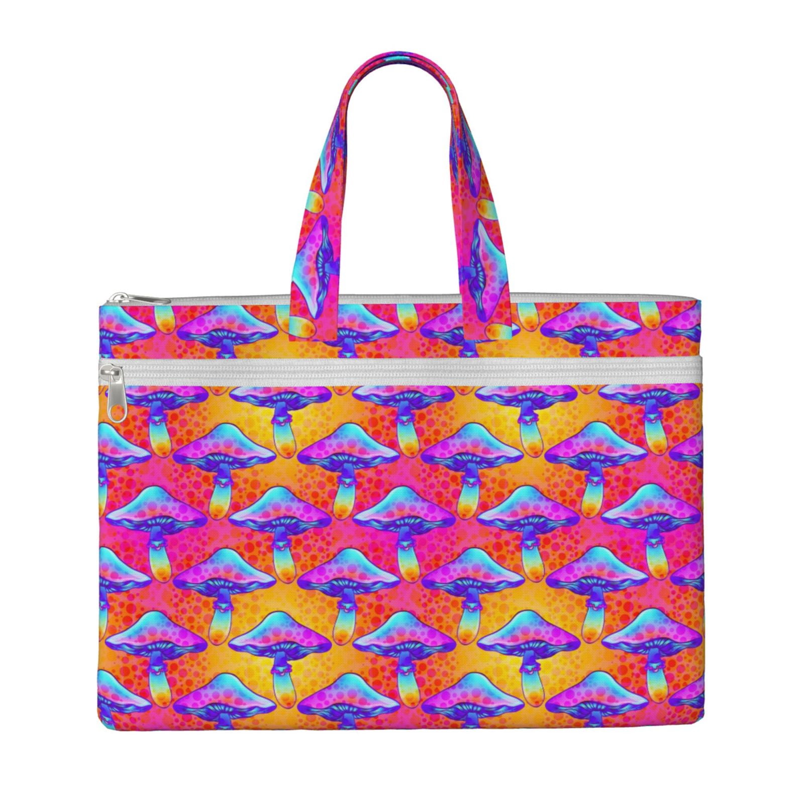 Pofeuu Magic Mushrooms Print Laptop Bag Carrying - Computer Bag Laptop ...