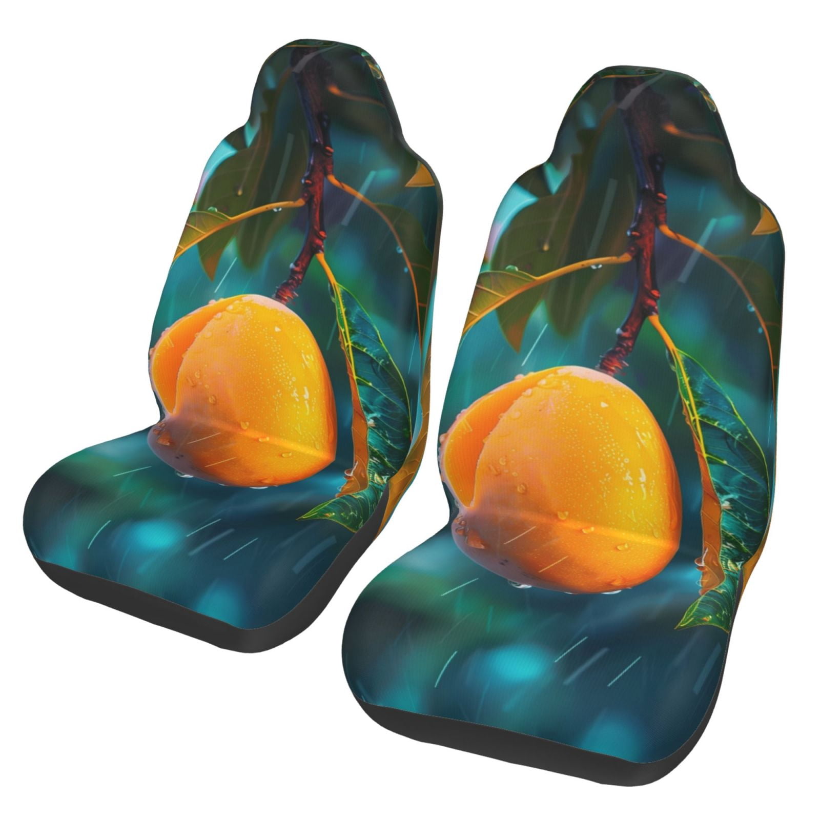 Pofeuu Mango In The Rain Print Automotive Car Seat Covers Flat Cloth ...