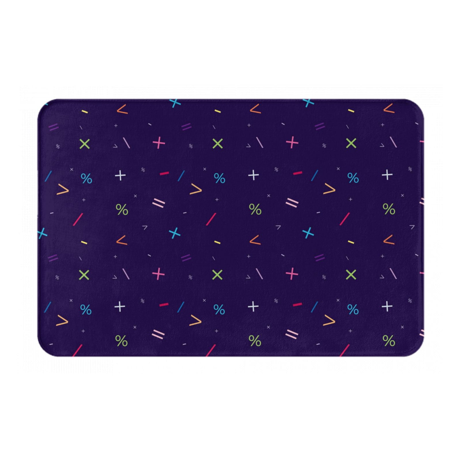 Pofeuu Mathematical Symbols Print Flannel Doormats Rug16"x24"Rug ...