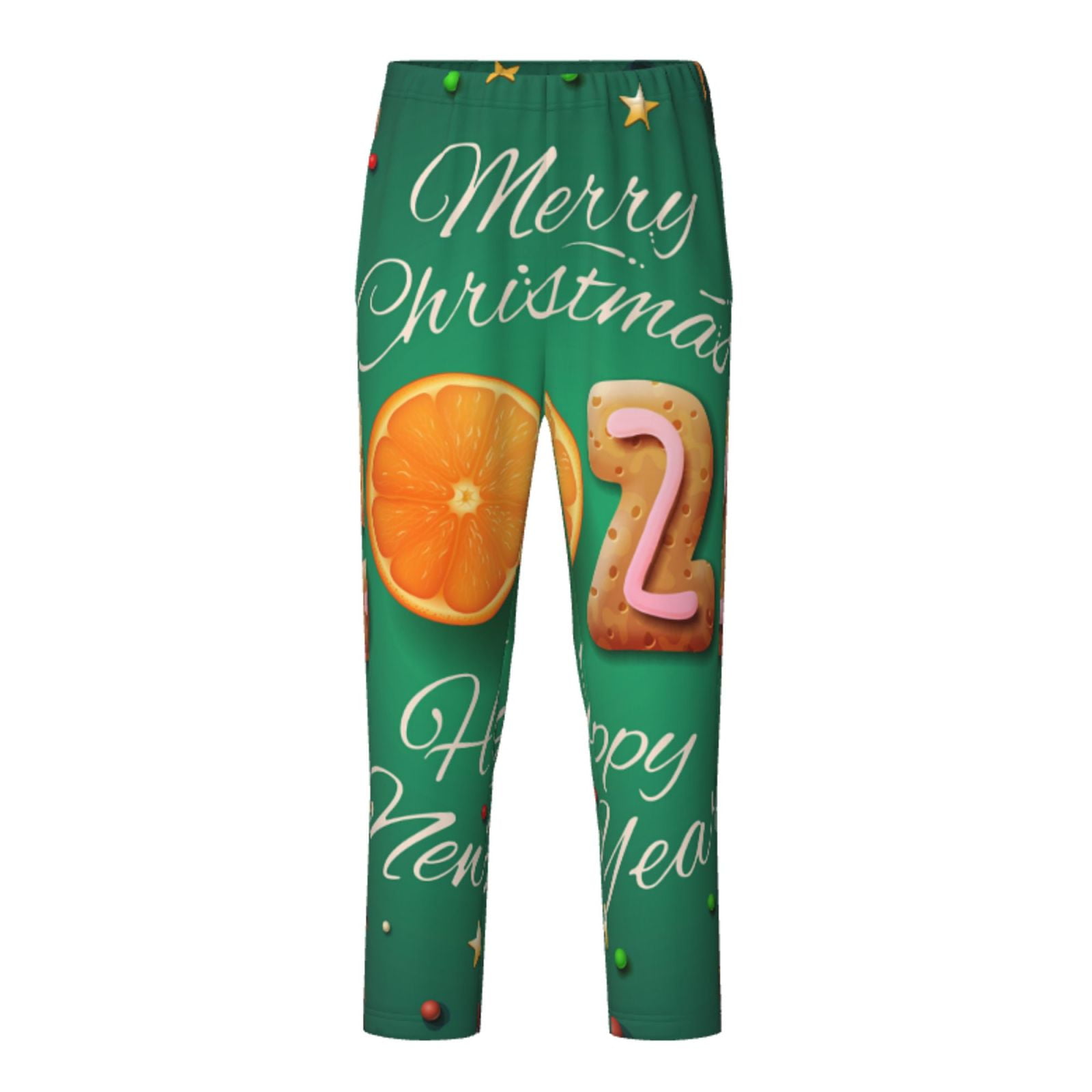 Pofeuu Merry Christmas 2025 Print Teenagers' Pajama Pants, Soft Lounge ...