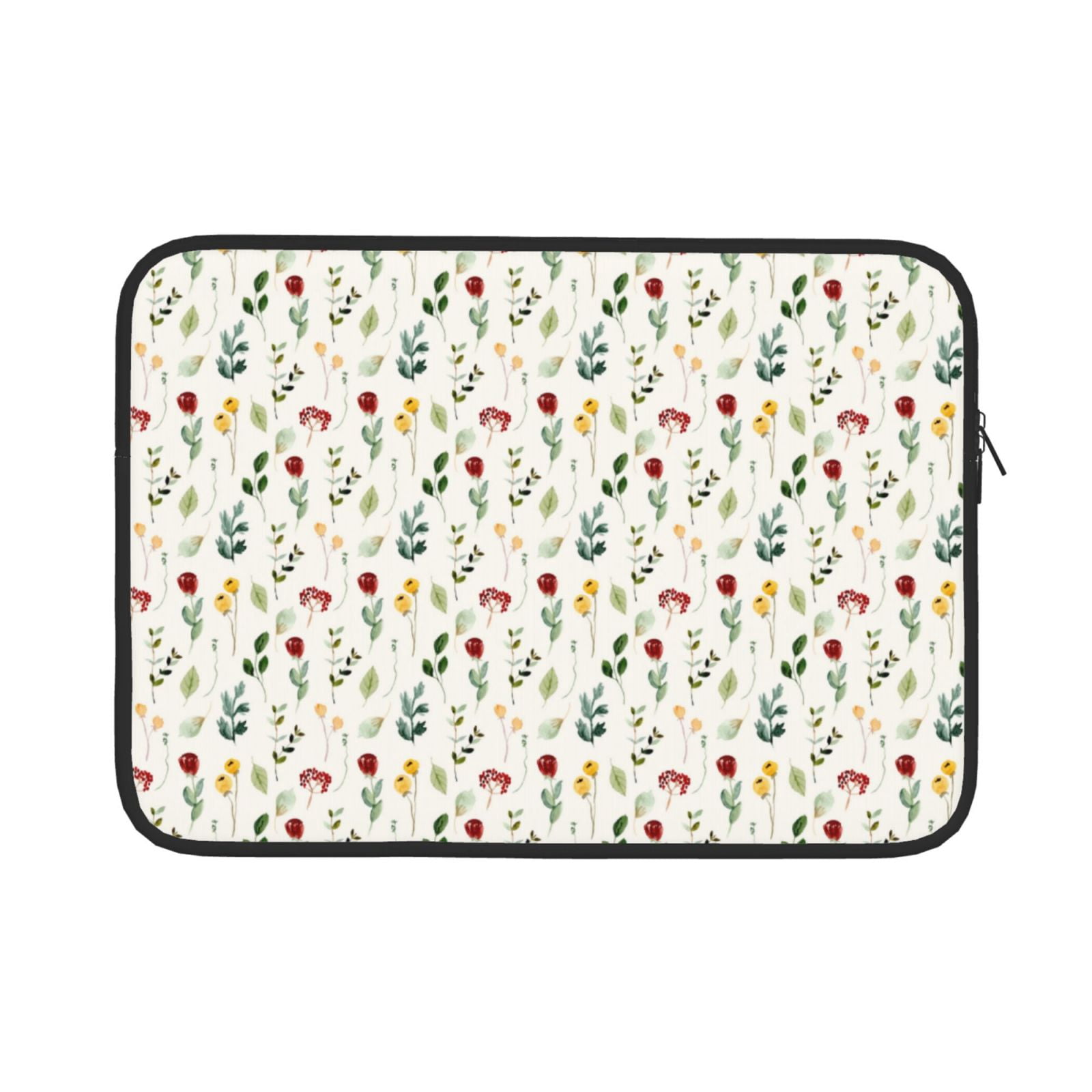 Pofeuu Mini Wildflower Watercolor Print Laptop Carrying Case,13-15-Inch ...