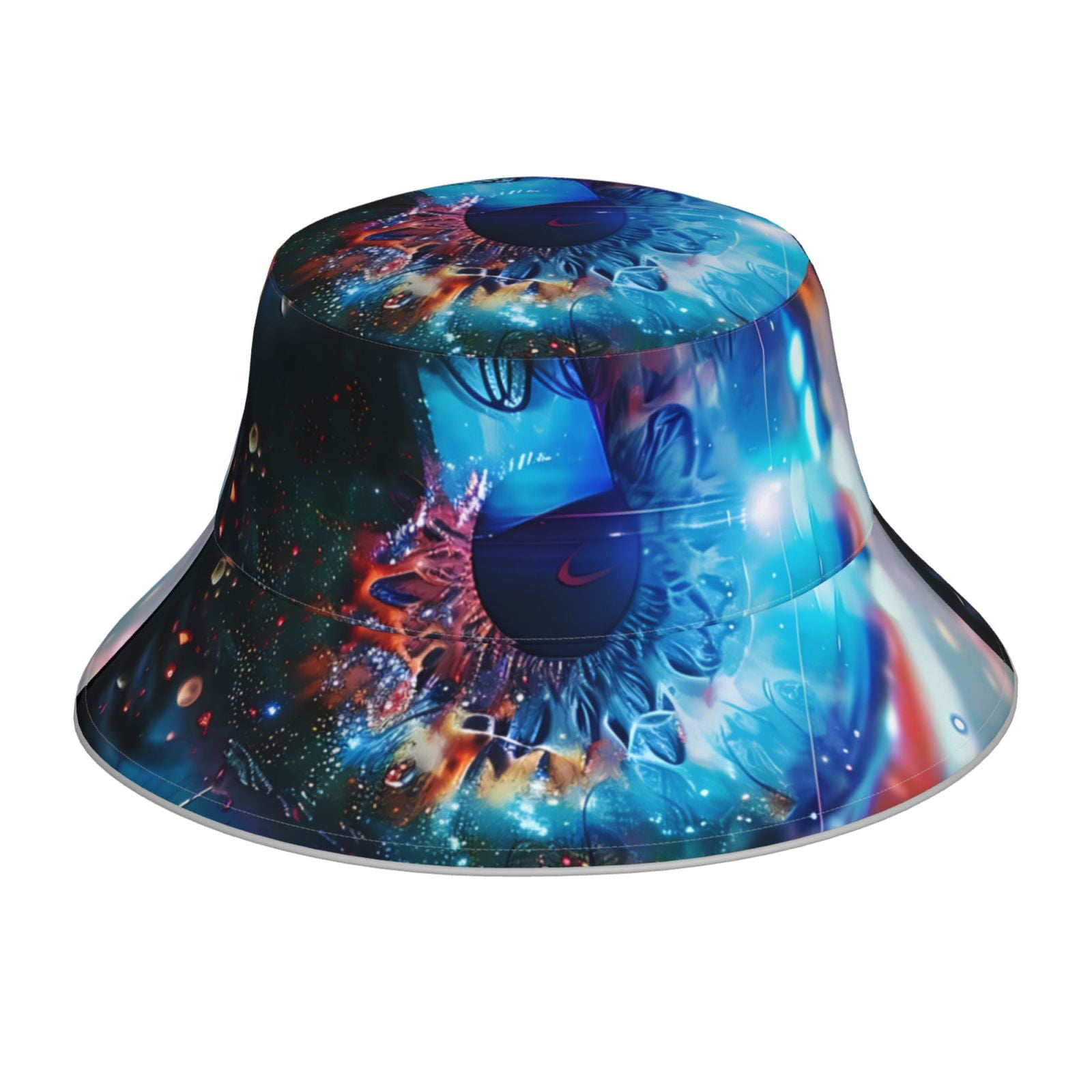 Pofeuu Modern Colorful Eyes Print Bucket Hat for Women Men Reflective ...