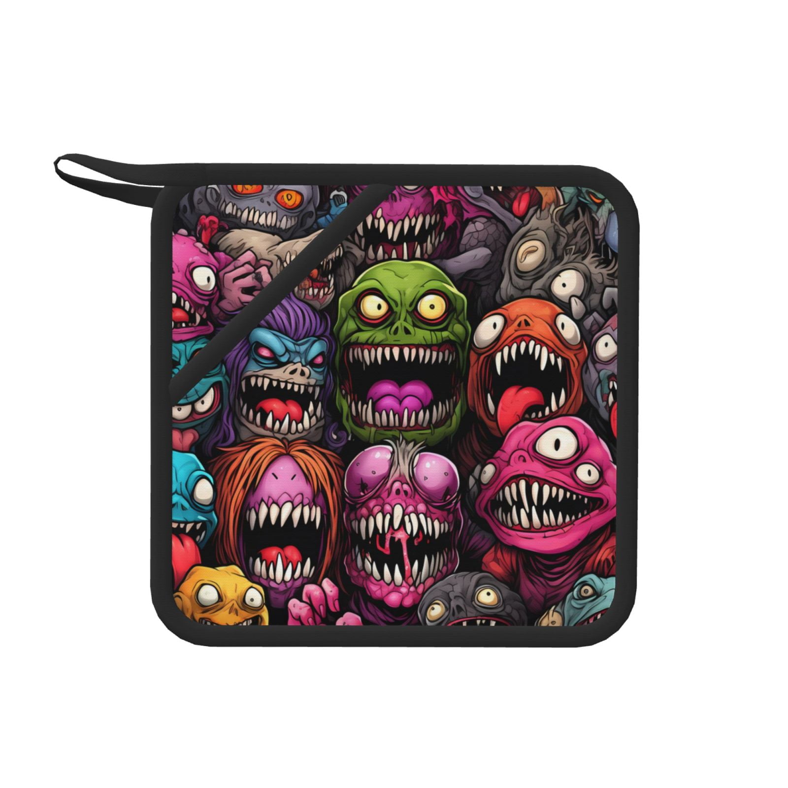 Pofeuu Monstrous Cartoon Characters Print Silicone Trivet Mats,Silicone ...