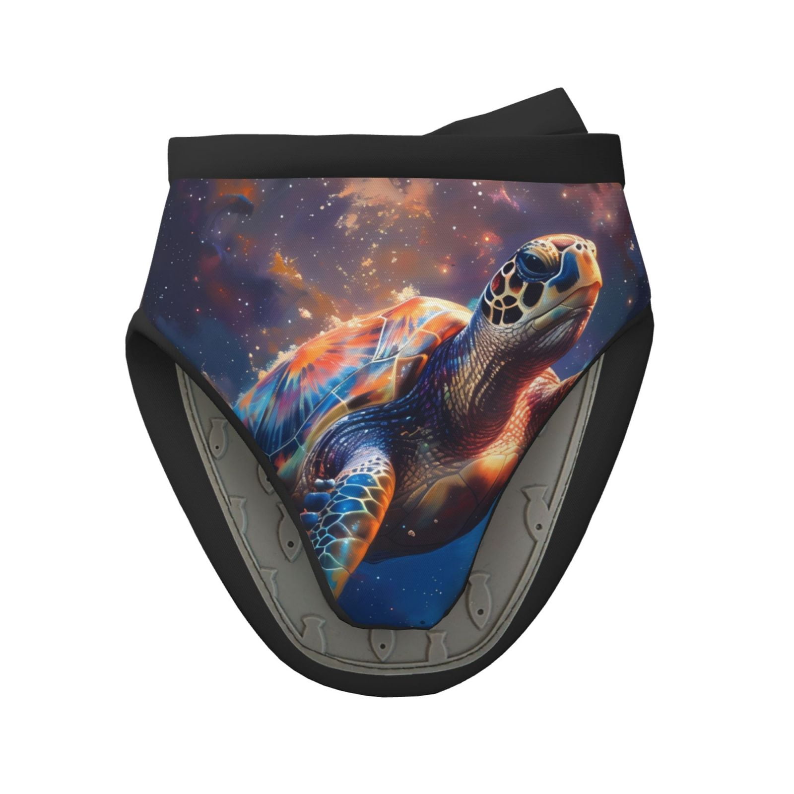 Pofeuu Night Sky Turtle Print Thickened Mini Silicone Oven Mitts Heat ...