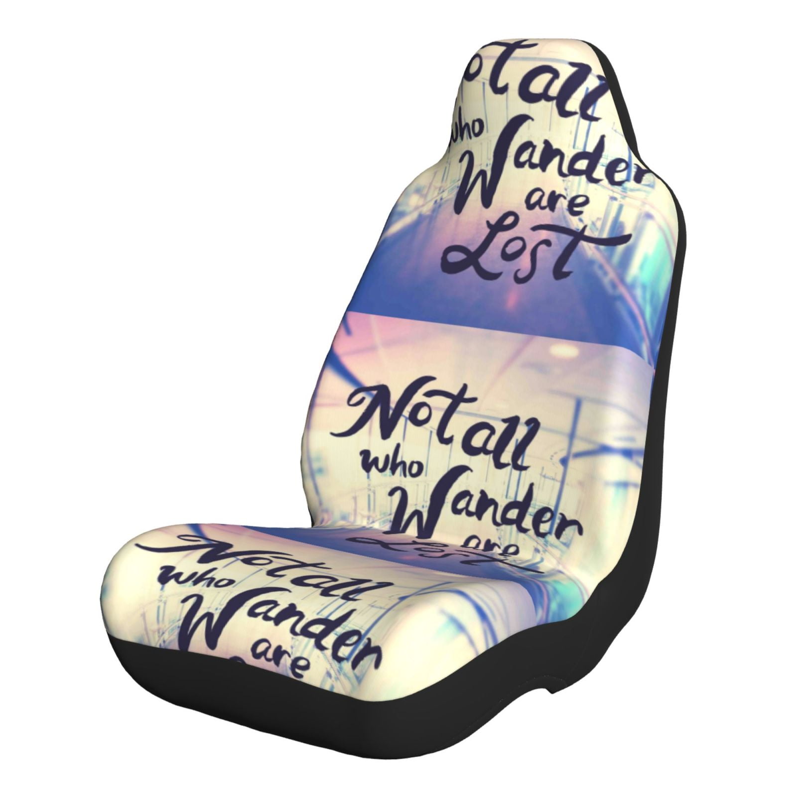 Pofeuu Not All Those Who Wander Are Lost Print Automotive Car Seat ...