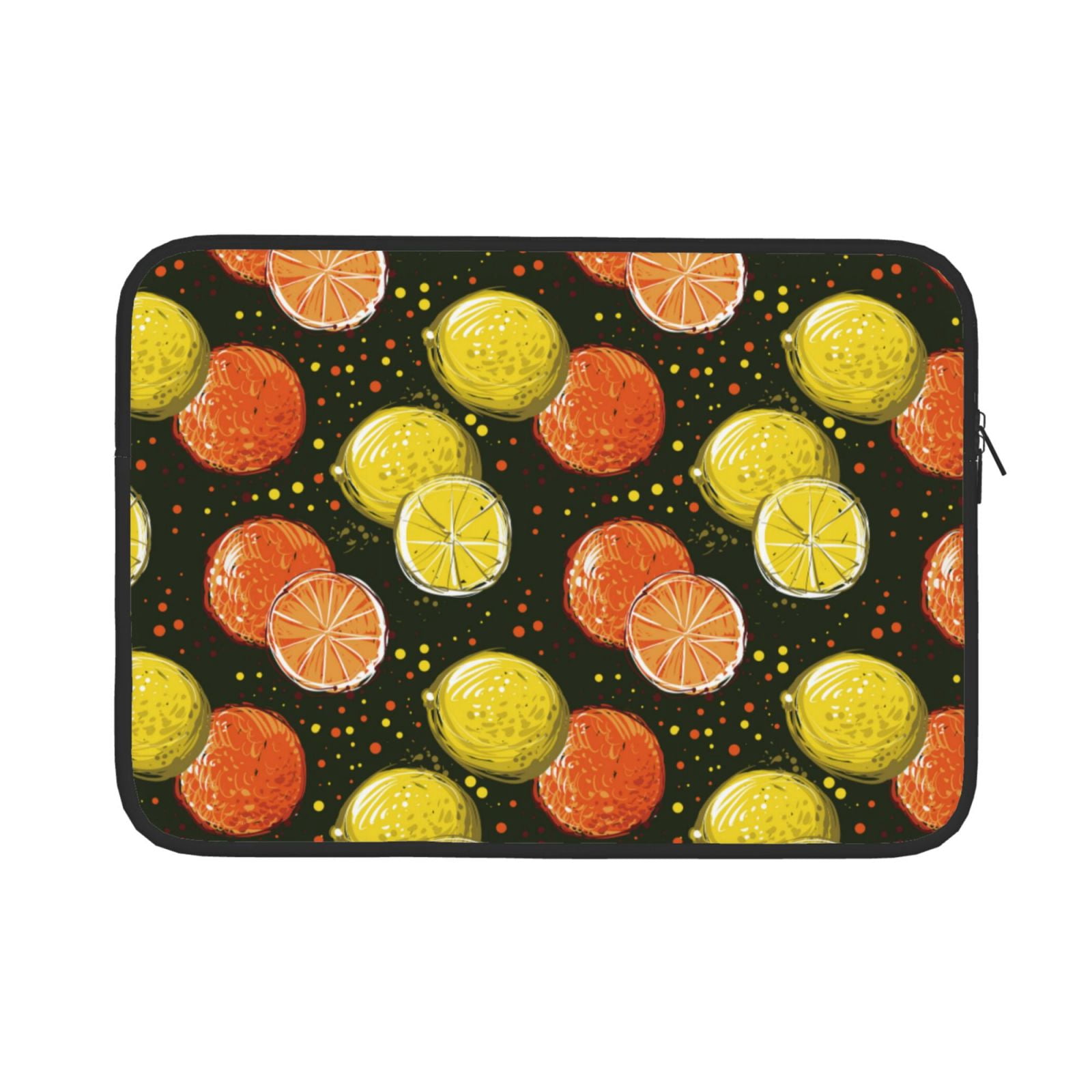 Pofeuu Orange Lemon Print Laptop Carrying Case,13-15-Inch Laptop and ...