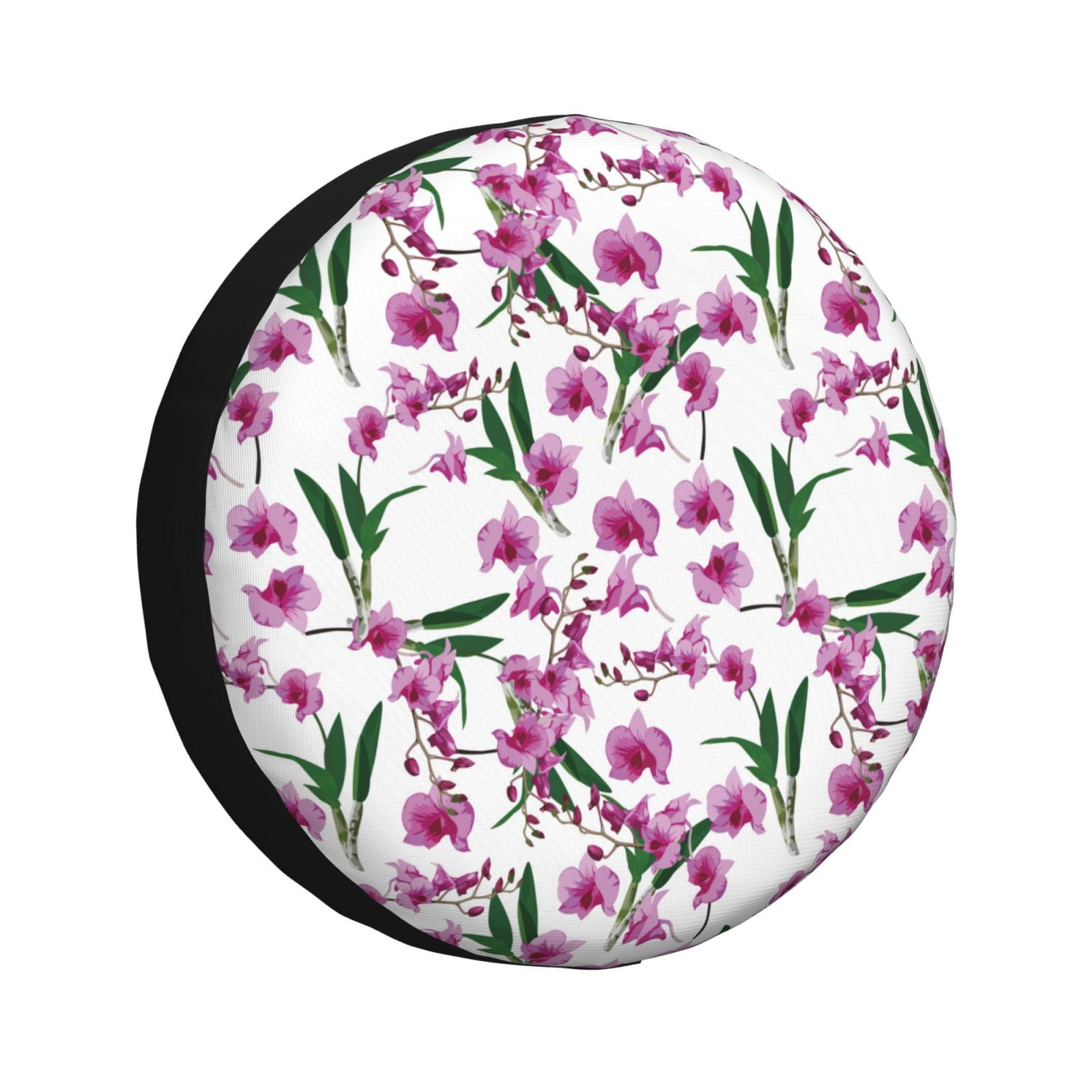 Pofeuu Orchids Flowers Print Spare Tire Wheel Cover for Car Truck SUV ...