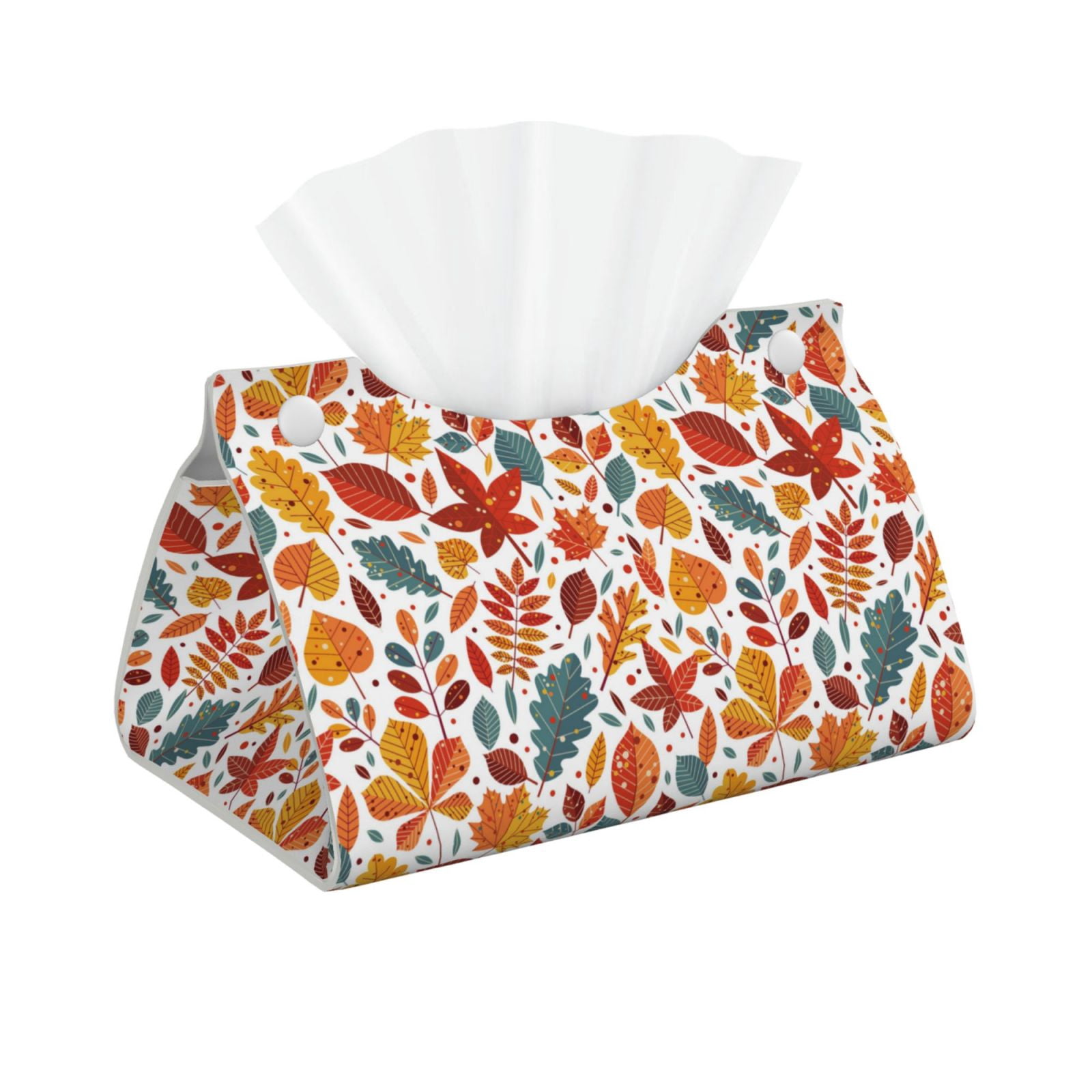 Pofeuu Oriental Cuisine Print Tissue Box Cover, Modern Decorative PU ...