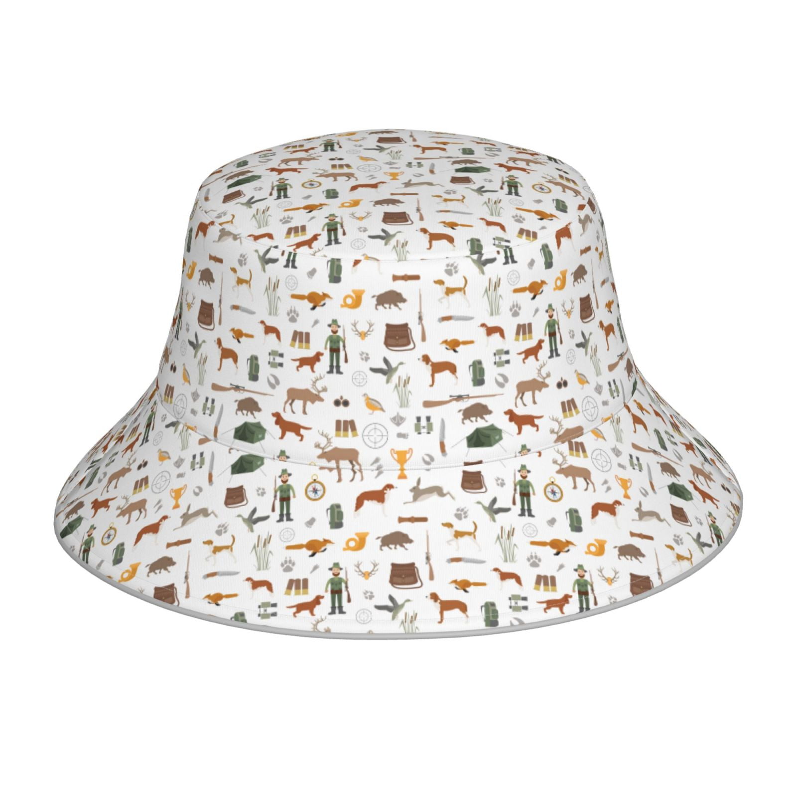 Pofeuu Outdoor Living Print Bucket Hat for Women Men Reflective Bucket ...