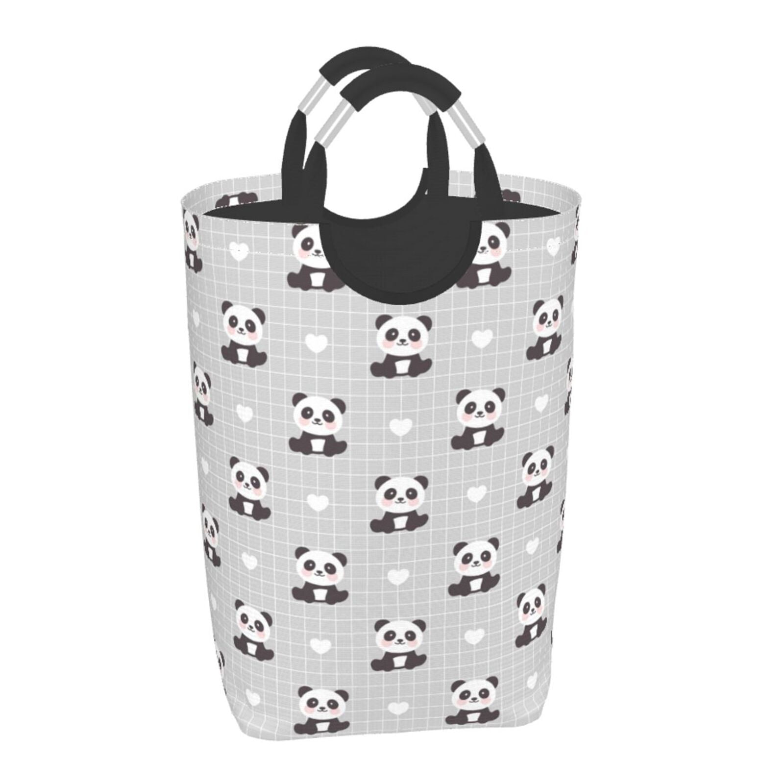 Pofeuu Panda Bear Print Laundry Basket, Laundry Hamper, Collapsible ...