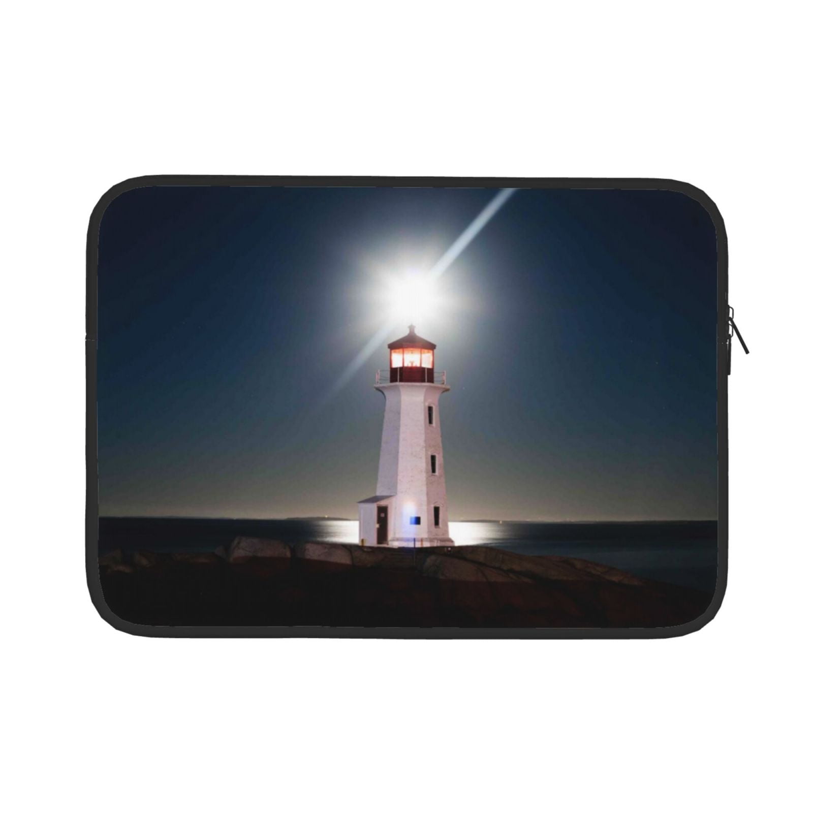 Pofeuu Peggy's Cove Lighthouse Print Laptop Carrying Case,13-15-Inch ...