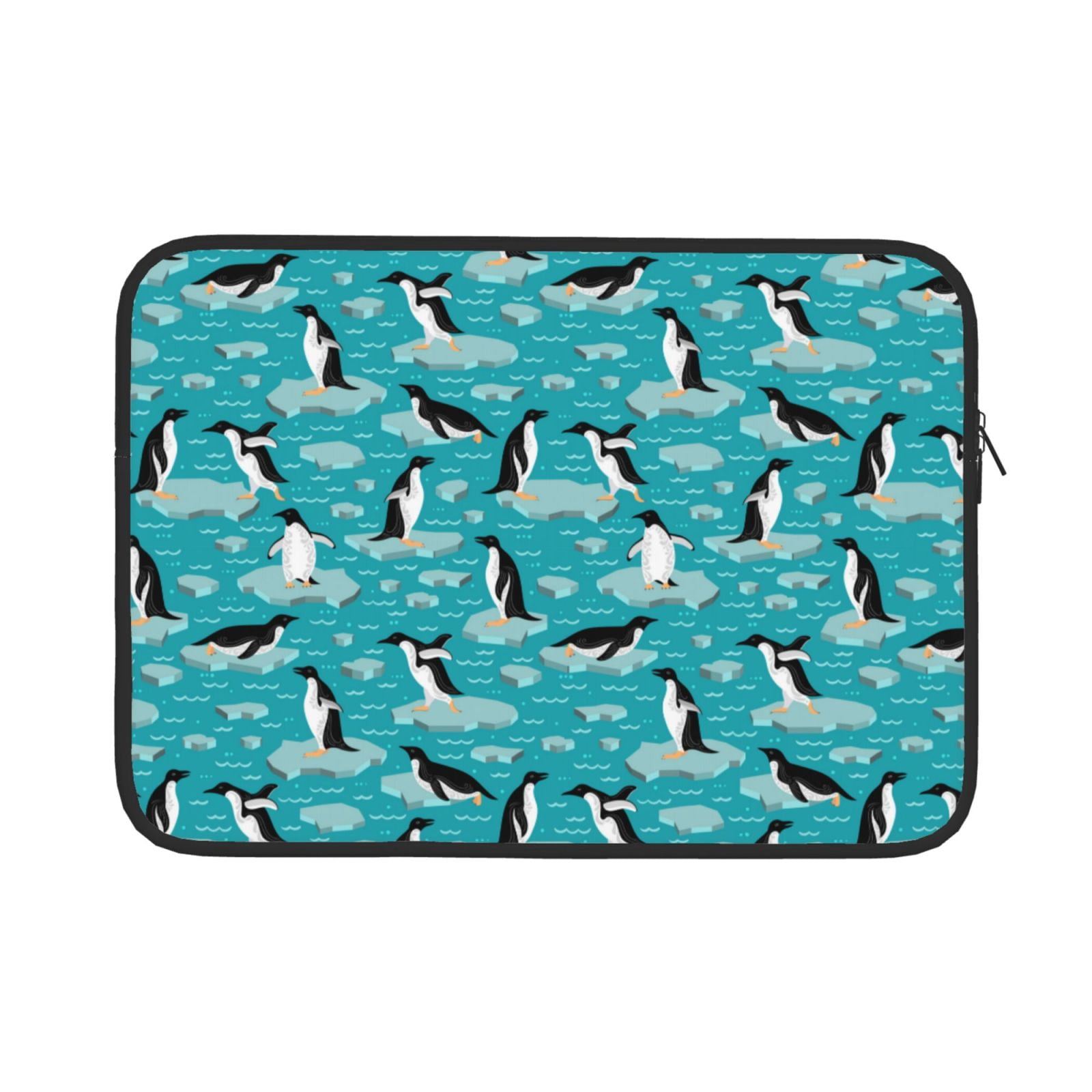 Pofeuu Penguins On The Ice In The Sea Print Laptop Carrying Case,13-15 ...