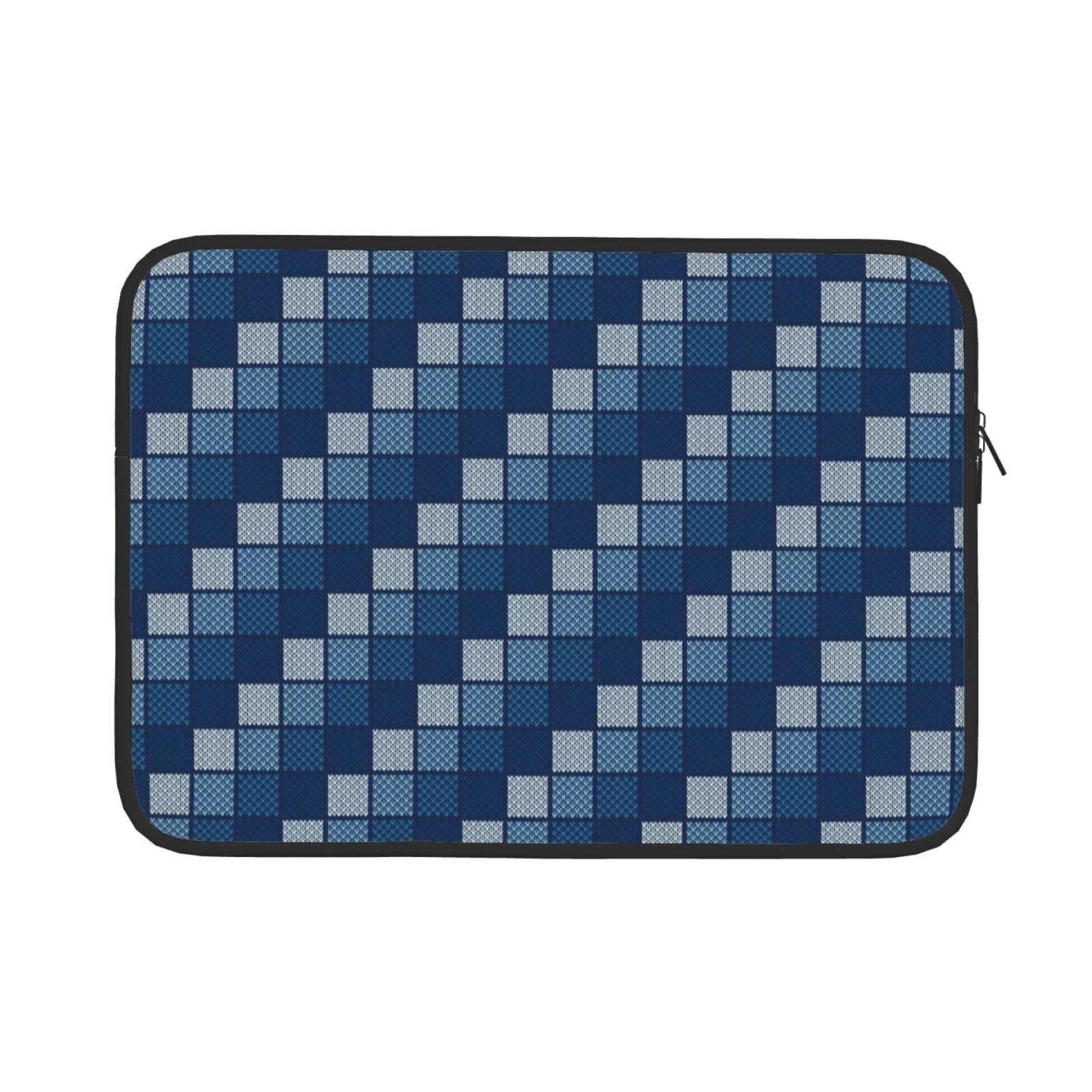 Pofeuu Pixel Grid Print Laptop Carrying Case,13-15-Inch Laptop and Tablet, Sleek Design, Durable ...