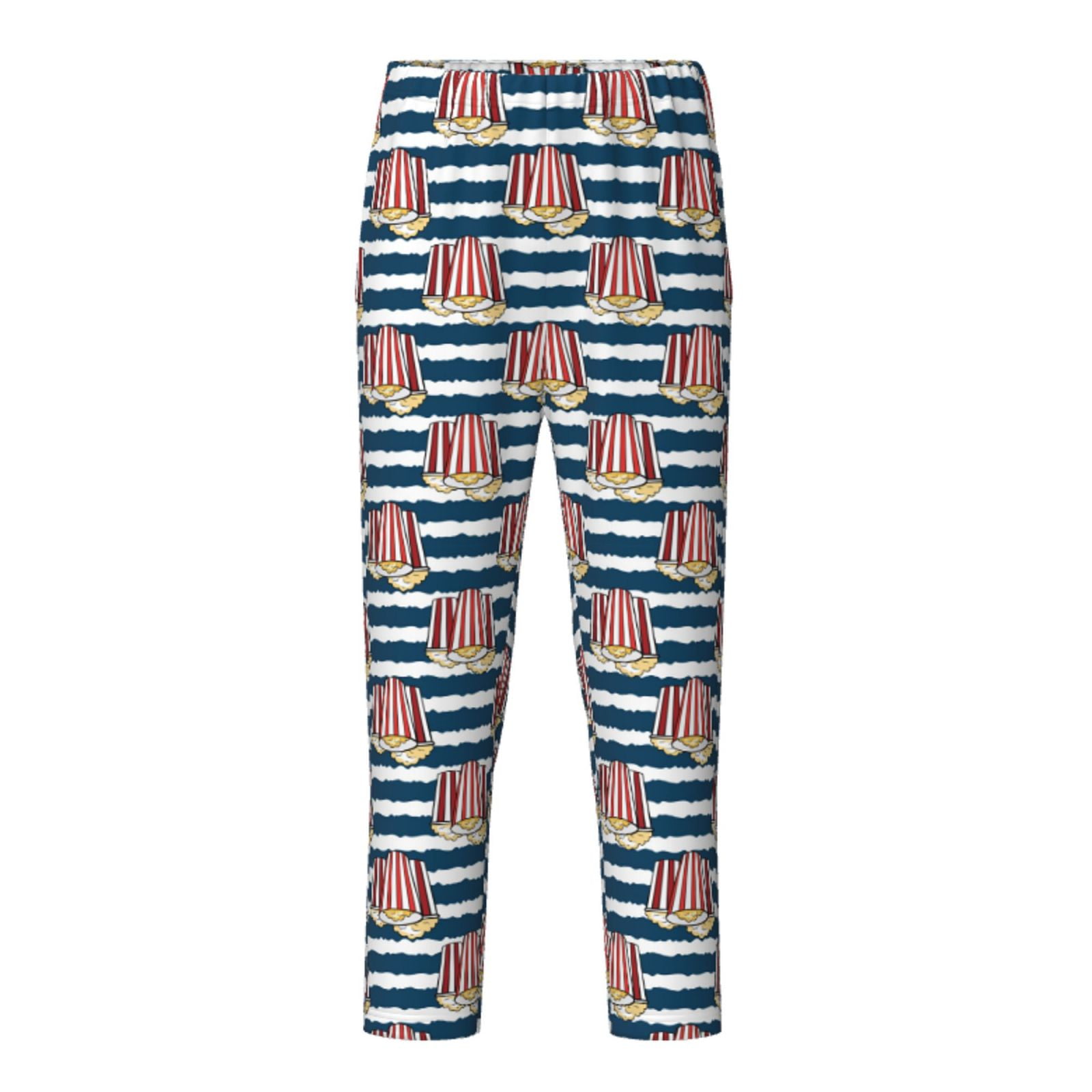 Pofeuu Popcorn Print Teenagers' Pajama Pants, Soft Lounge Pajama Pants ...