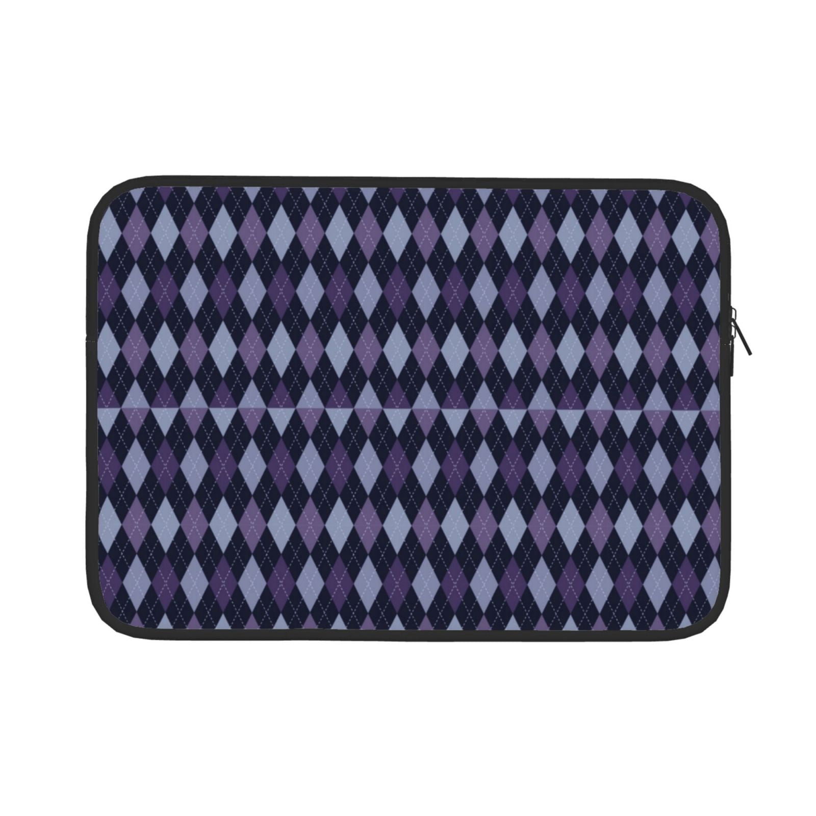 Pofeuu Purple and Blue Squares Print Laptop Carrying Case,13-15-Inch ...