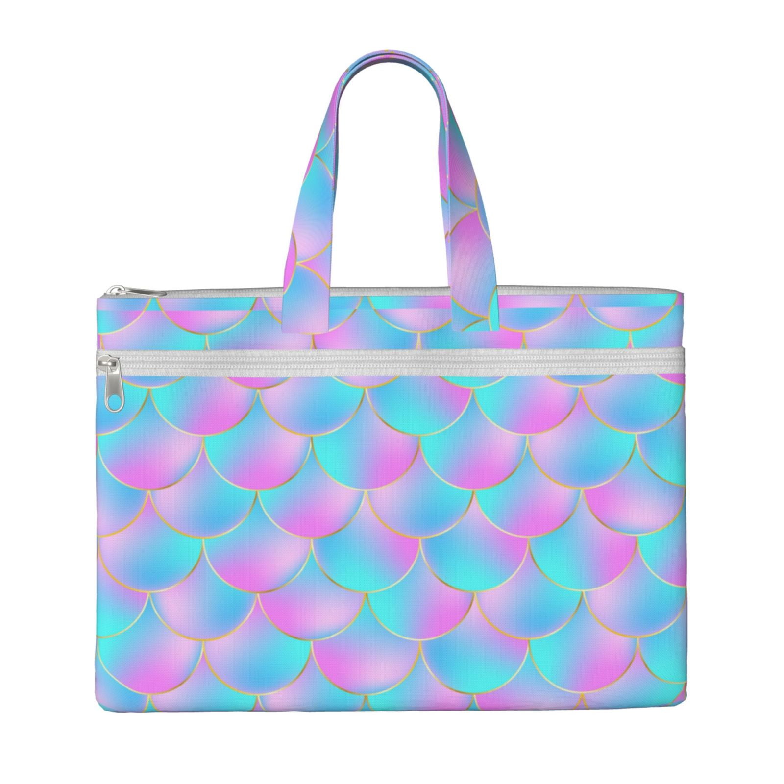 Pofeuu Purple Dragon Scales Print Laptop Bag Carrying - Computer Bag ...