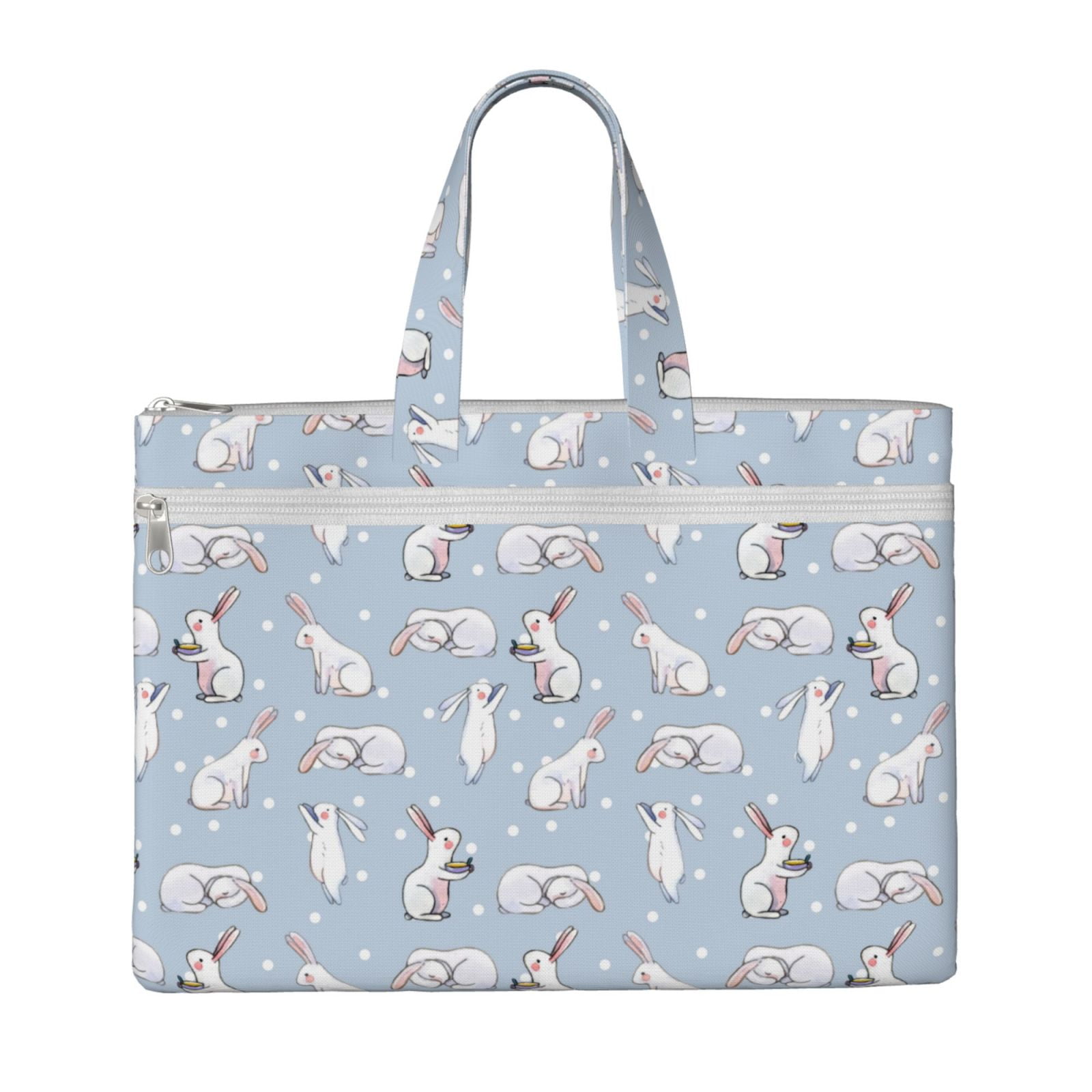 Pofeuu Rabbit Is Eating Carrots Print Laptop Bag Carrying - Computer ...