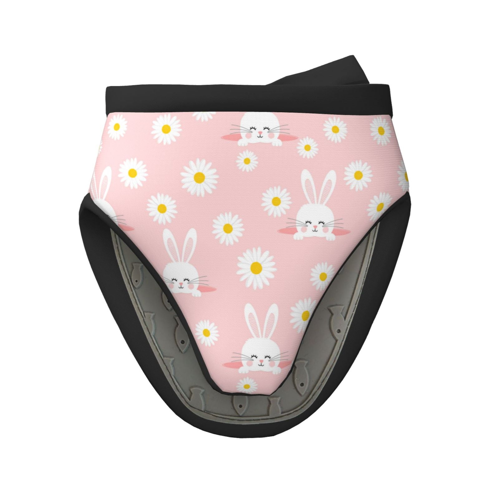 Pofeuu Rabbit Sunflower Print Thickened Mini Silicone Oven Mitts Heat ...