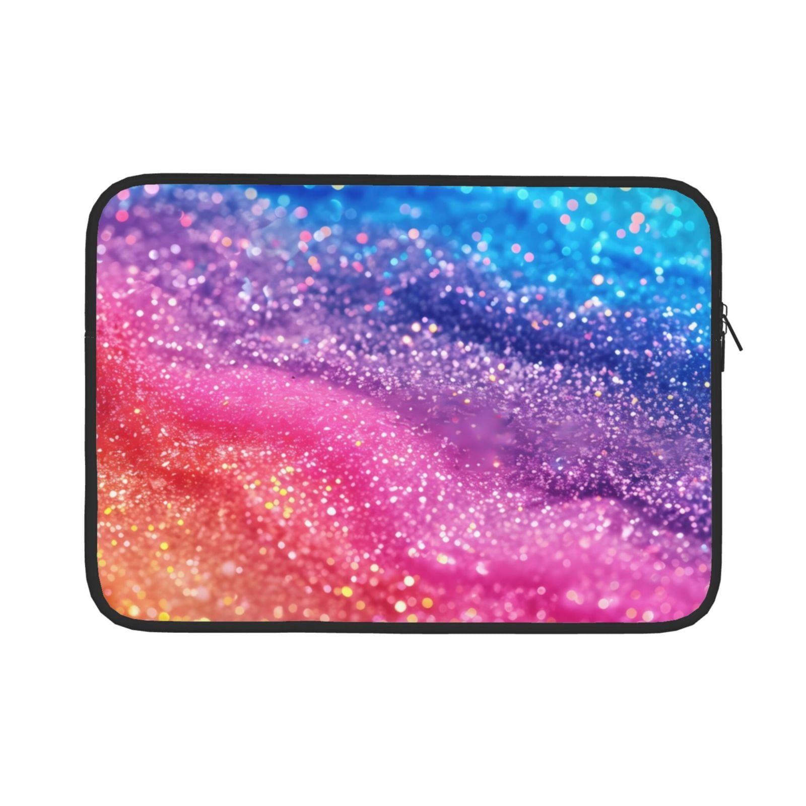 Pofeuu Rainbow Glitter Cute Print Laptop Carrying Case,13-15-Inch ...