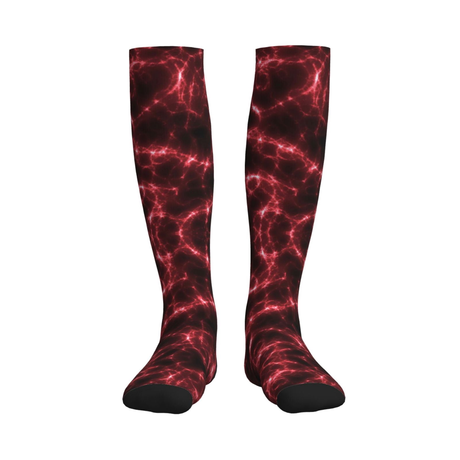 Pofeuu Red Line Print Compression Socks for Women & Men Circulation ...