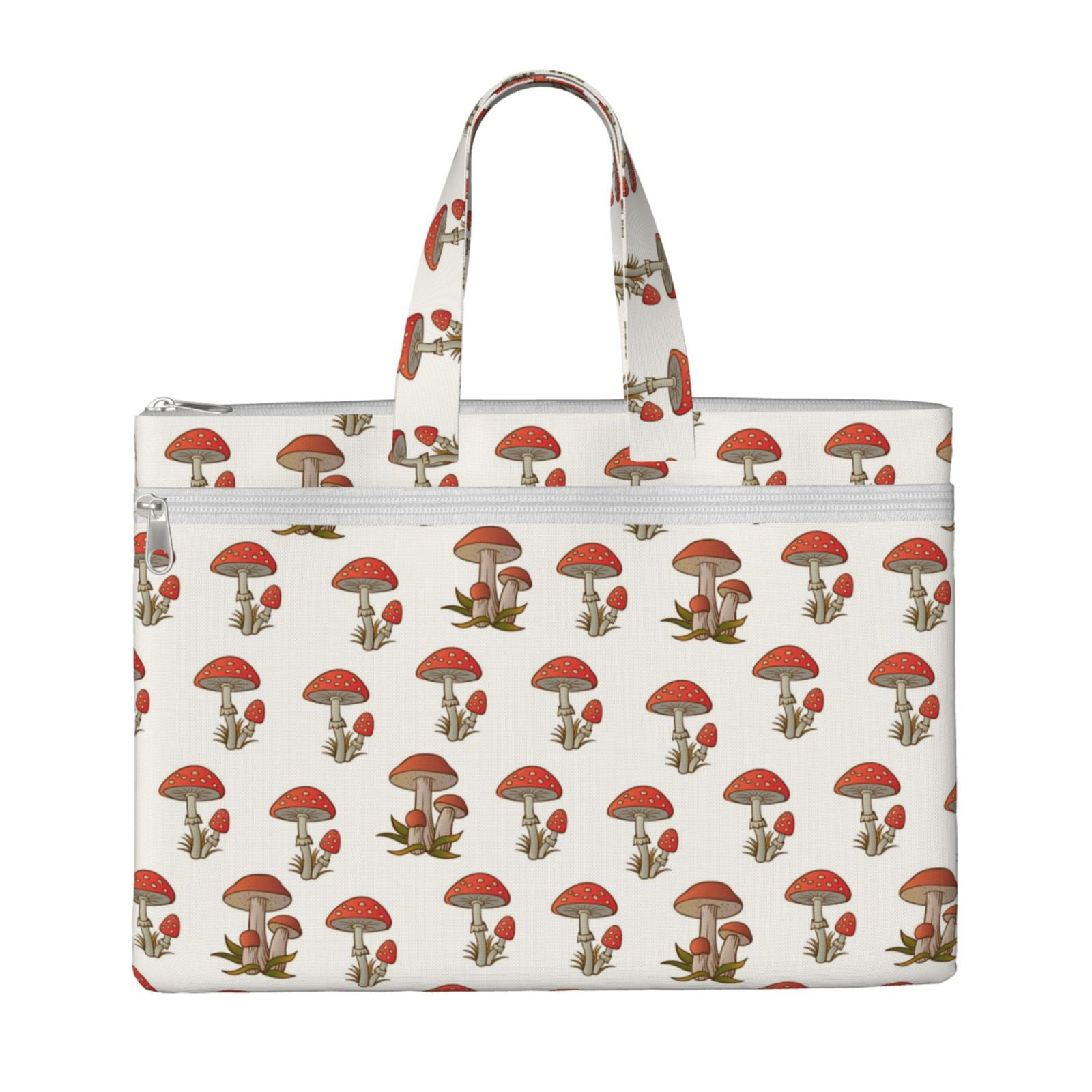 Pofeuu Red Mushrooms Print Laptop Bag Carrying - Computer Bag Laptop ...