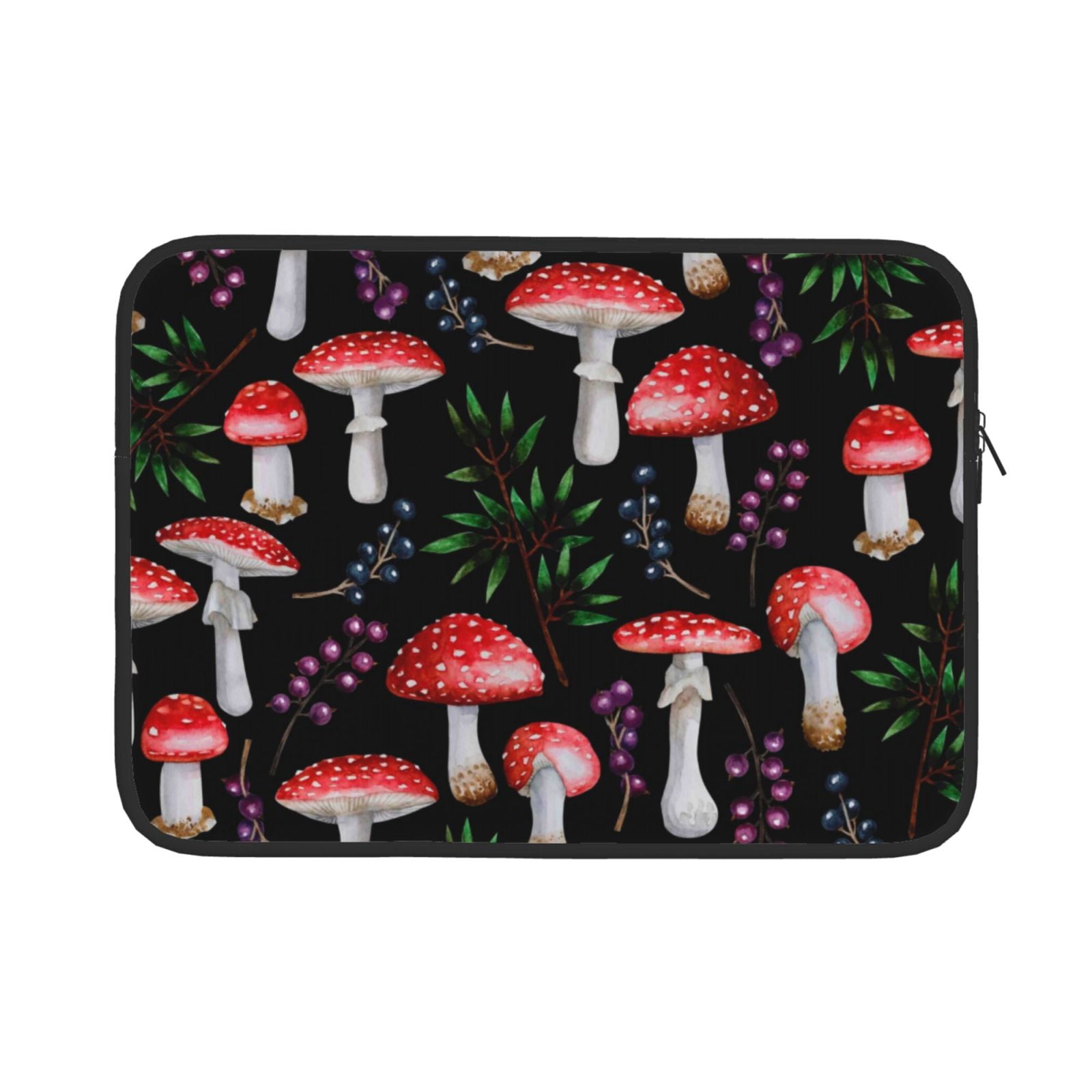 Pofeuu Red Mushrooms Print Laptop Carrying Case,13-15-Inch Laptop and ...