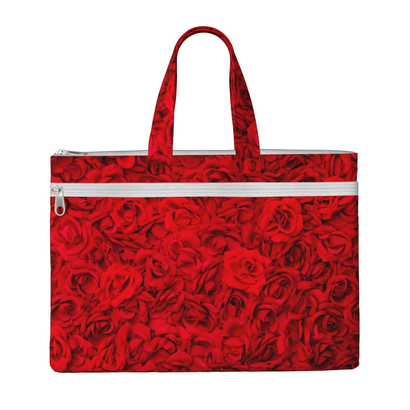 Pofeuu Red Rose Print Laptop Bag Carrying - Computer Bag Laptop Case ...