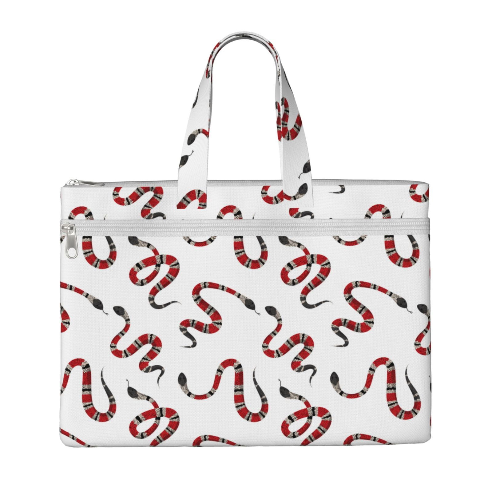 Pofeuu Red Snake Print Laptop Bag Carrying - Computer Bag Laptop Case ...