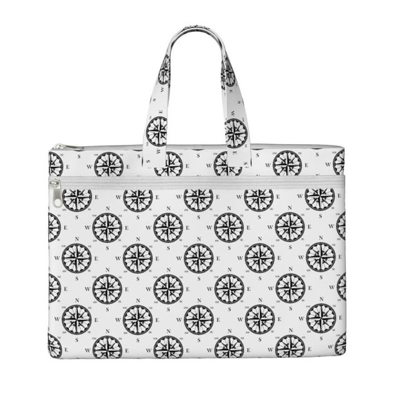Pofeuu Retro Compass Print Laptop Bag Carrying - Computer Bag Laptop ...