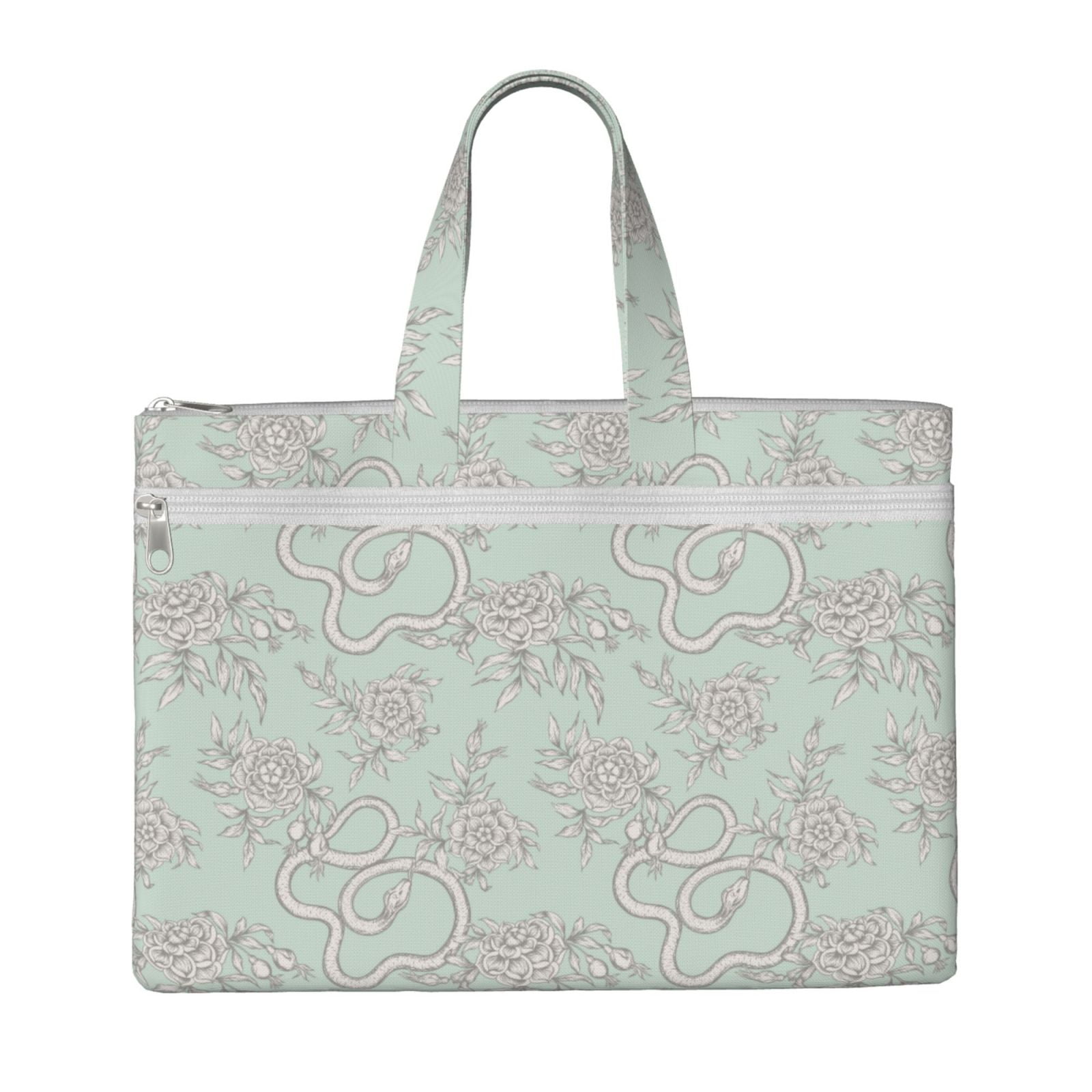 Pofeuu Retro Snake Print Laptop Bag Carrying - Computer Bag Laptop Case ...