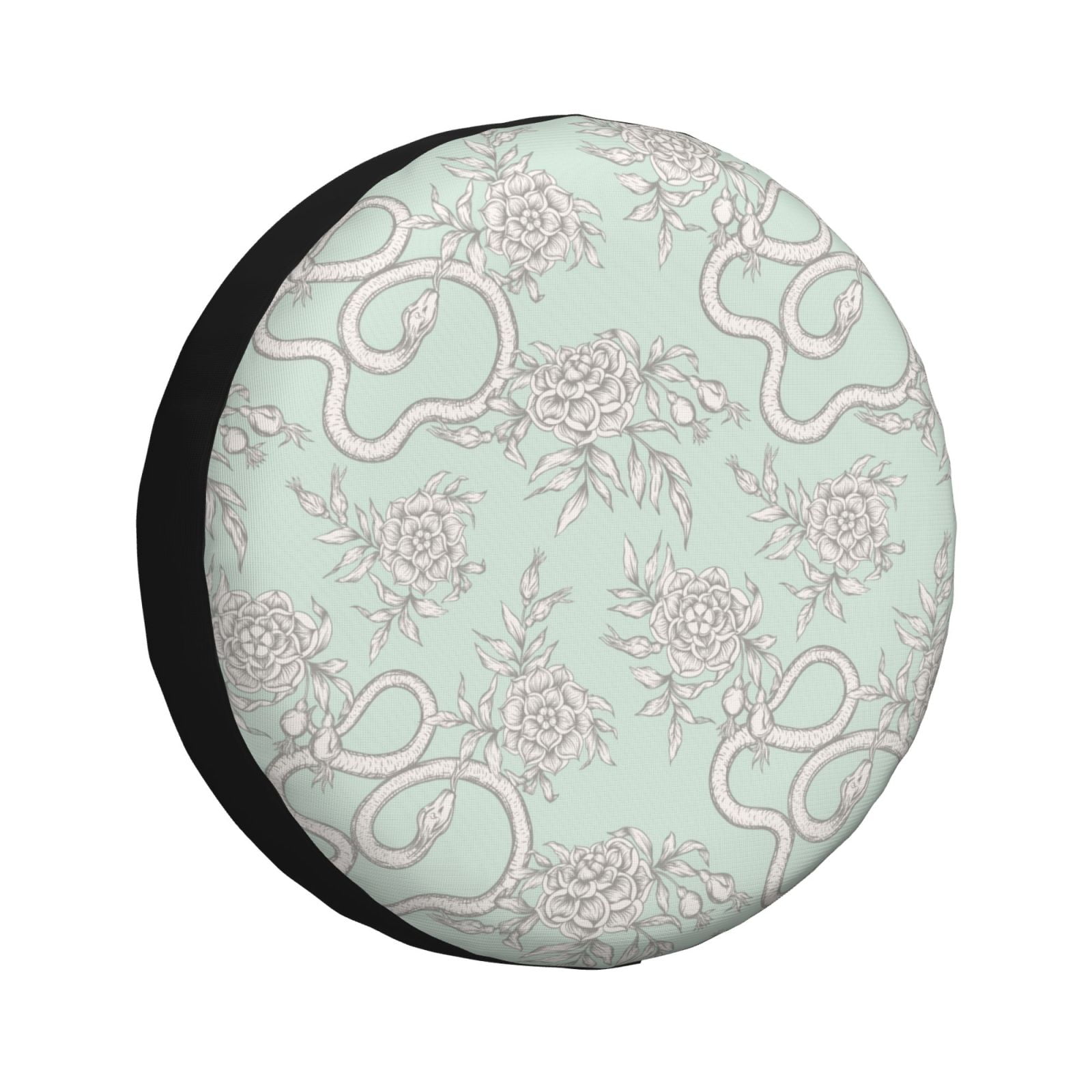 Pofeuu Retro Snake Print Spare Tire Wheel Cover for Car Truck SUV ...