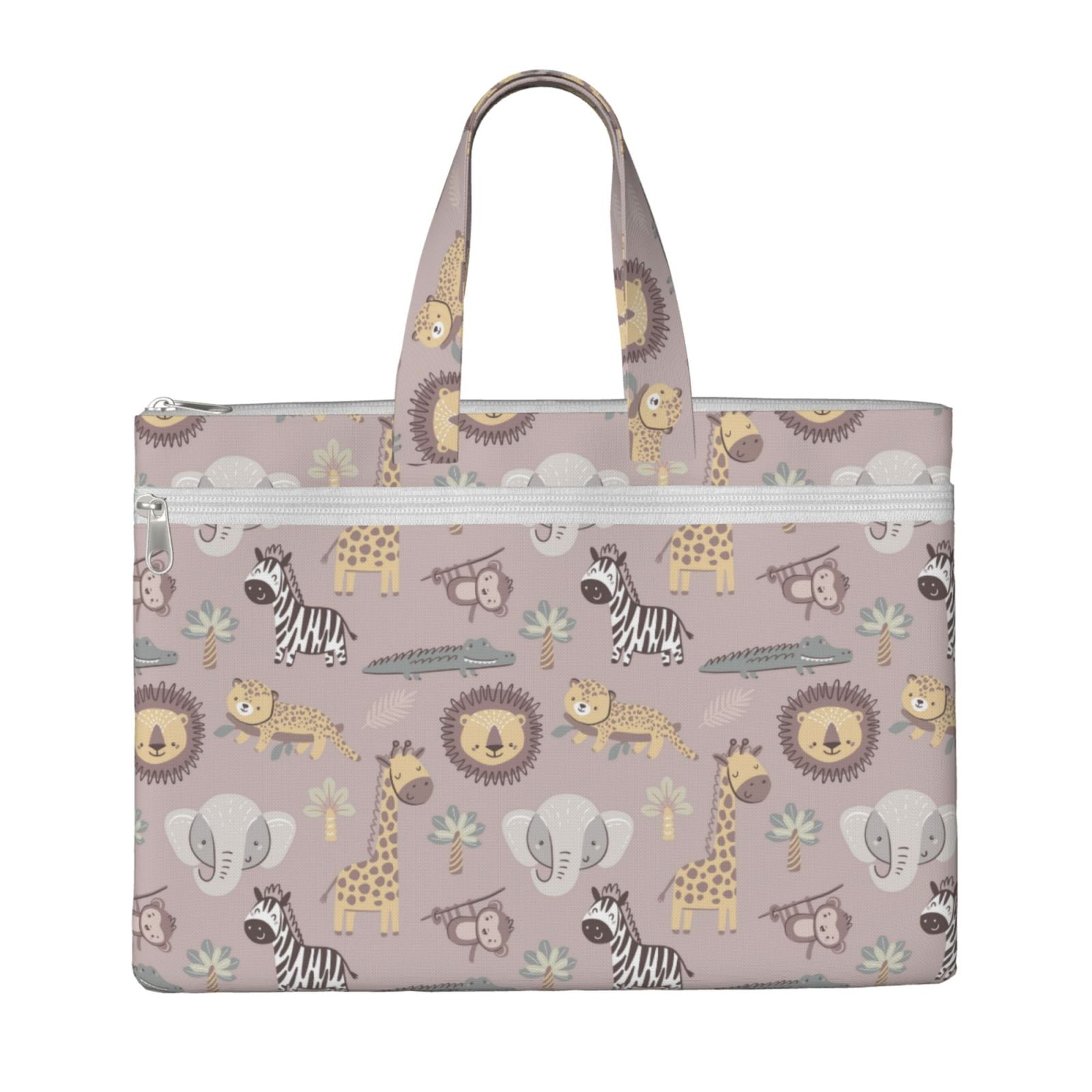 Pofeuu Safari Animals Print Laptop Bag Carrying - Computer Bag Laptop ...
