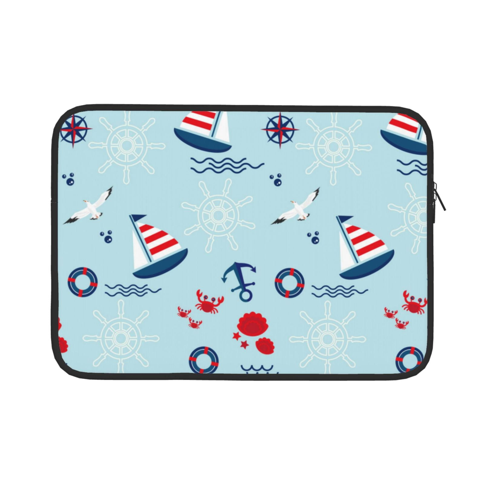Pofeuu Sailboats Anchors Print Laptop Carrying Case,13-15-Inch Laptop ...
