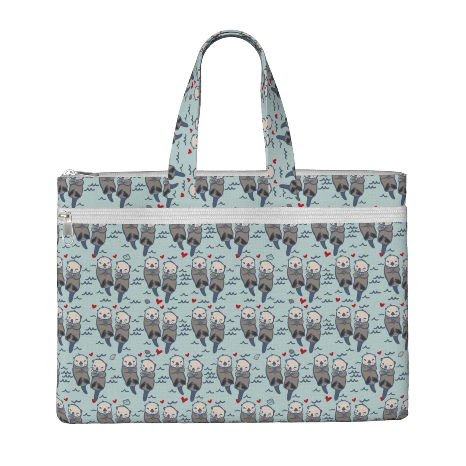 Pofeuu Sea Otter Print Laptop Bag Carrying - Computer Bag Laptop Case ...