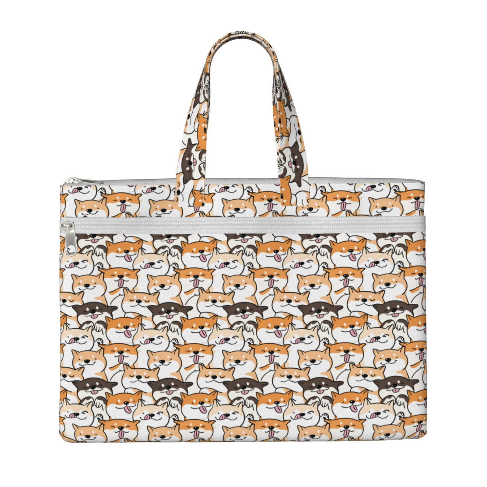 Pofeuu Shiba Inu Dog Print Laptop Bag Carrying - Computer Bag Laptop ...