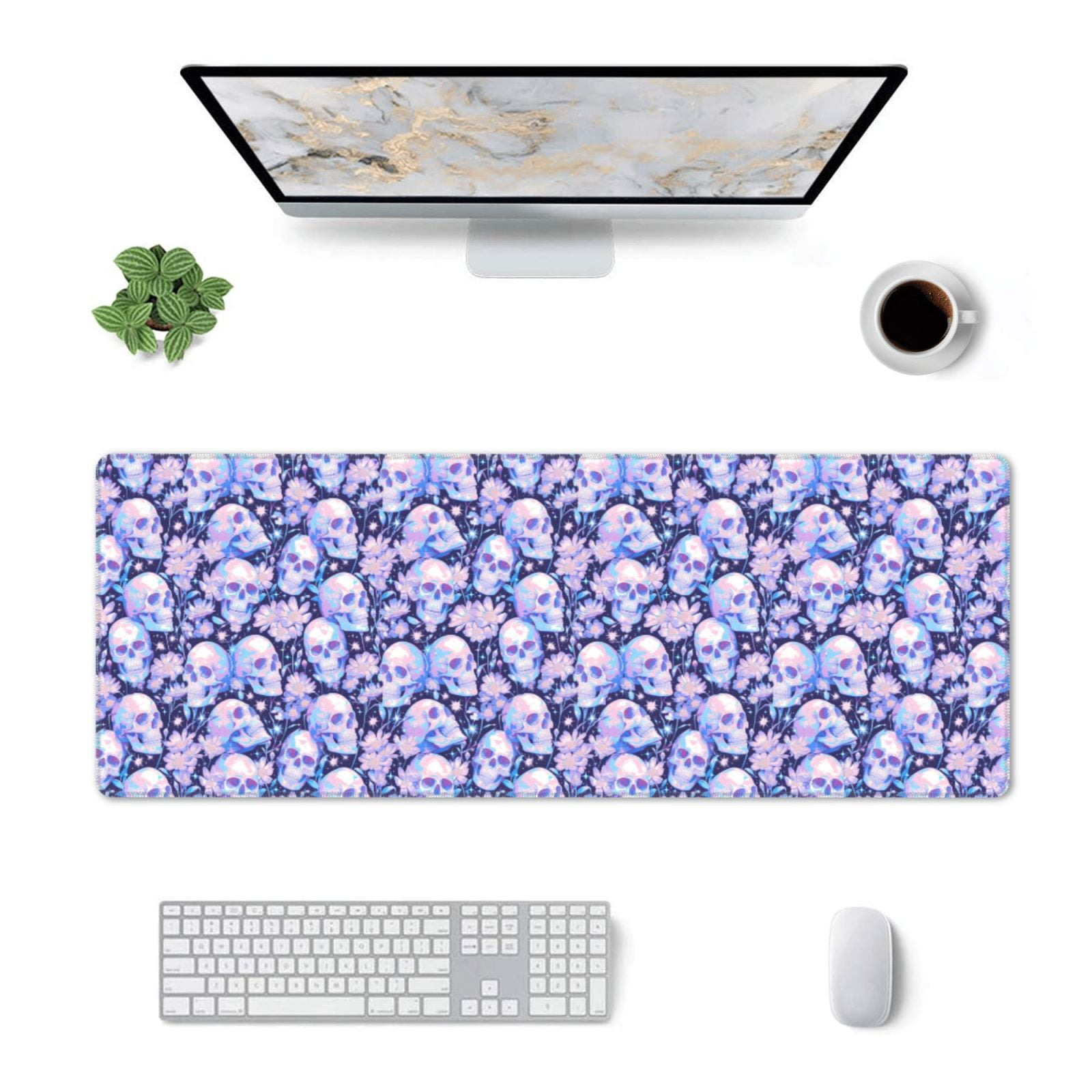 Pofeuu Skull star crystal Print Desk Mat for Keyboard and Mouse ...