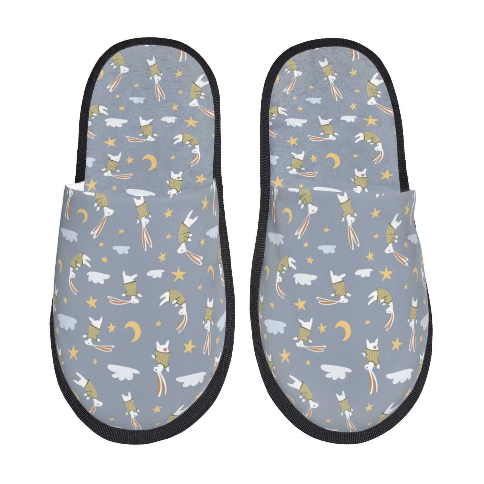Pofeuu Sleep Rabbit Print EVA Fuzzy House super light Slippers Slippers ...