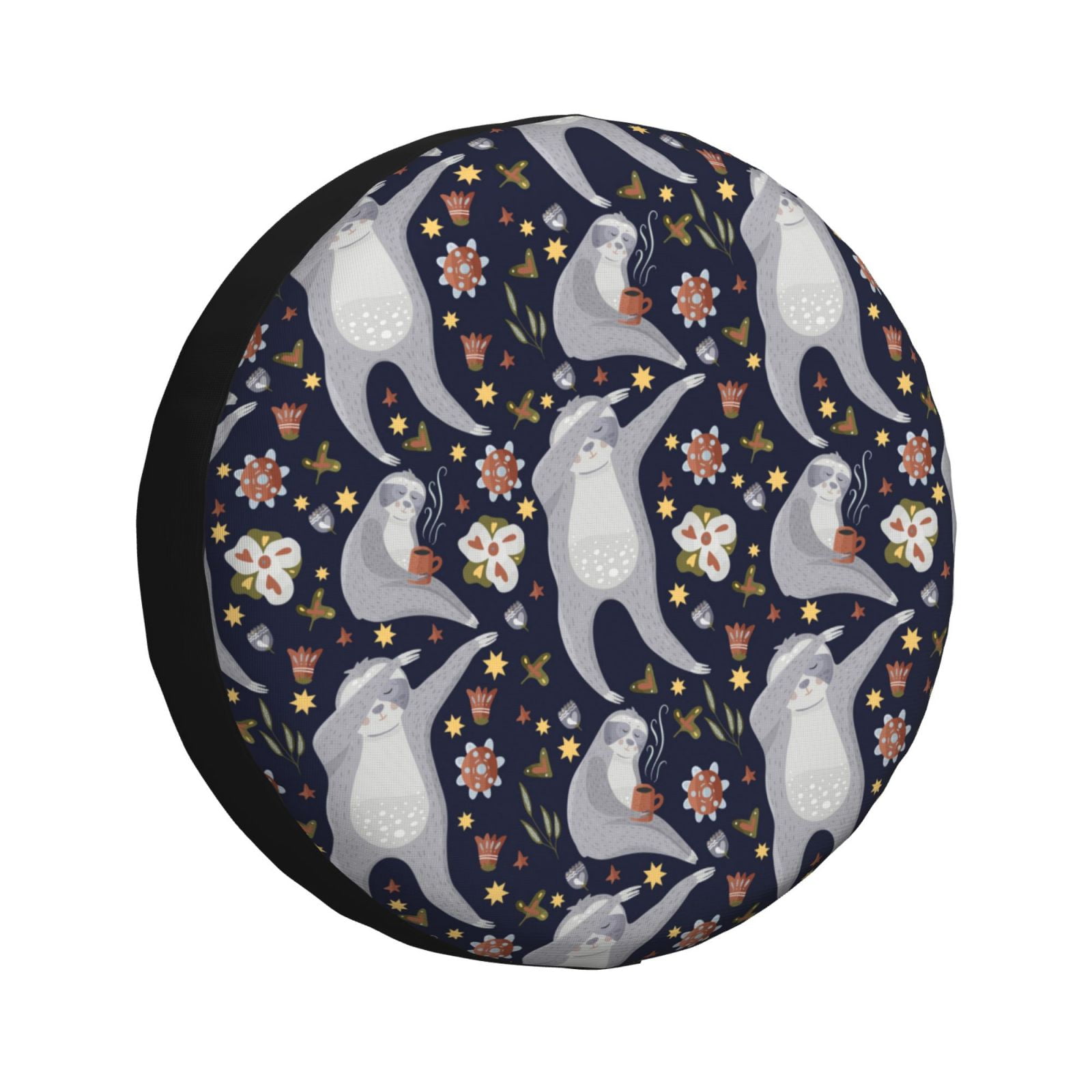 Pofeuu Sloths Dancing Print Spare Tire Wheel Cover for Car Truck SUV ...