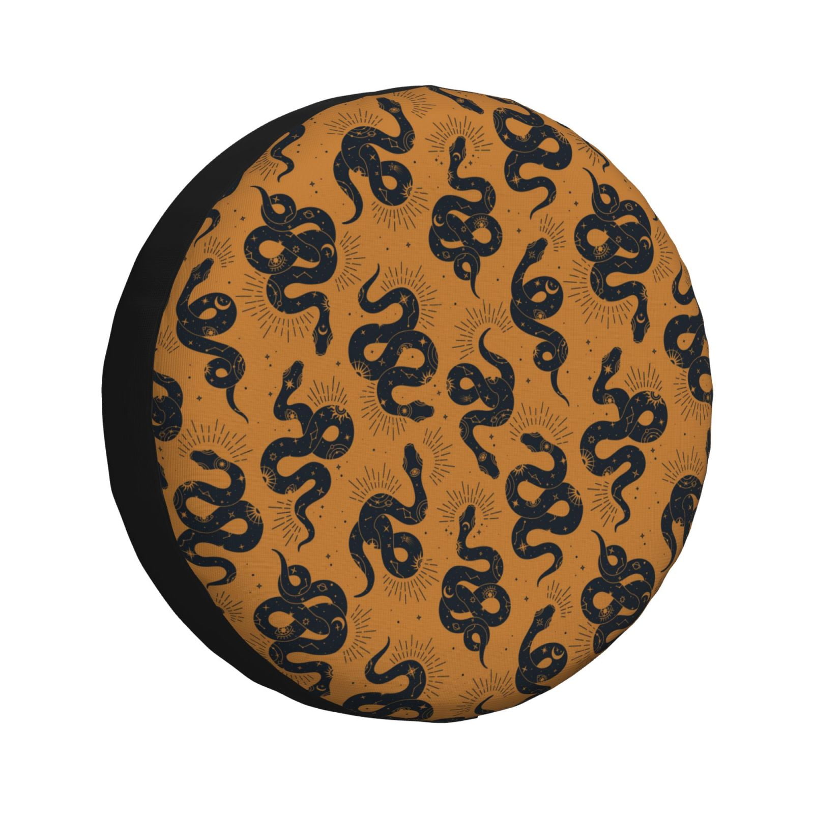 Pofeuu Snake Print Spare Tire Wheel Cover for Car Truck SUV Camper ...