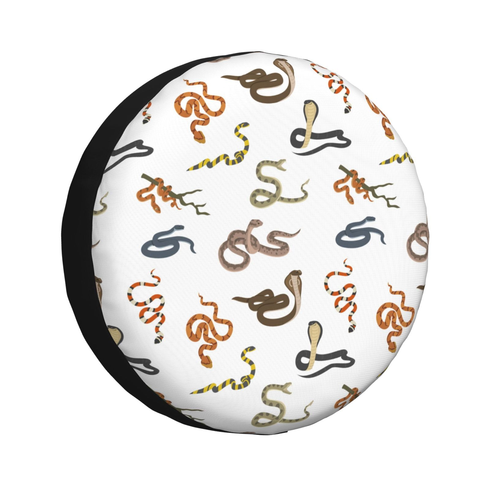 Pofeuu Snake Print Spare Tire Wheel Cover for Car Truck SUV Camper ...