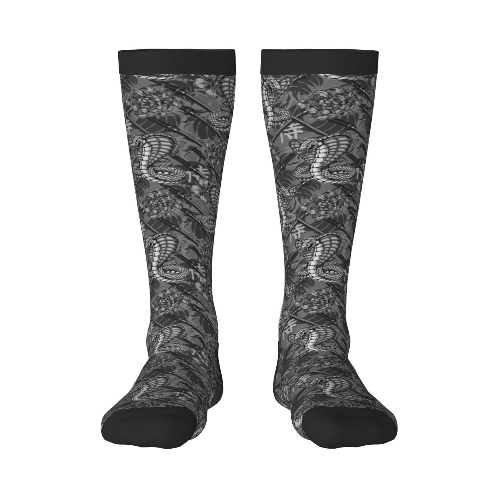 Pofeuu Snake Print Stockings, Adult Running Hiking Socks for Youth and ...