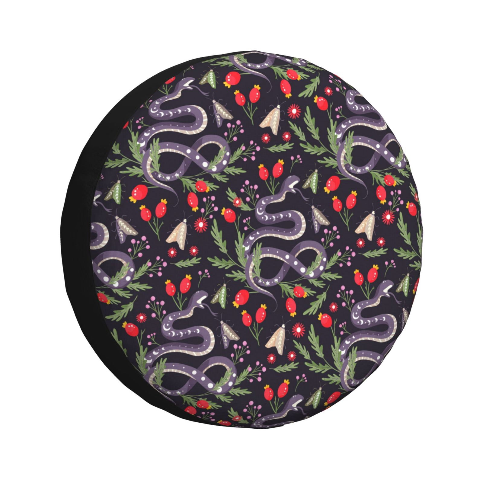 Pofeuu Snakes And Snake Fruit Print Spare Tire Wheel Cover for Car ...