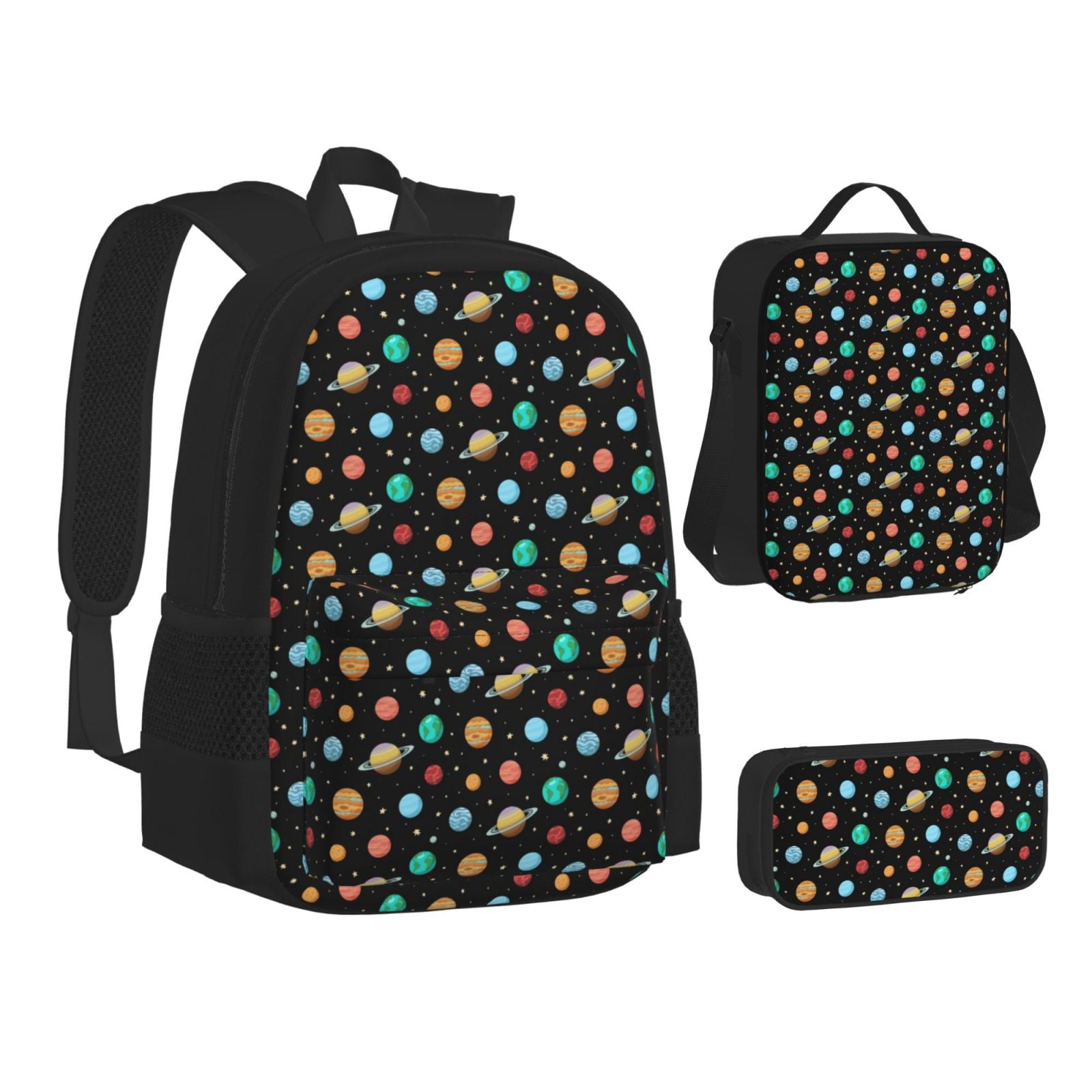 Pofeuu Solar System Planets Space Print Backpack Travel Backpacks With ...
