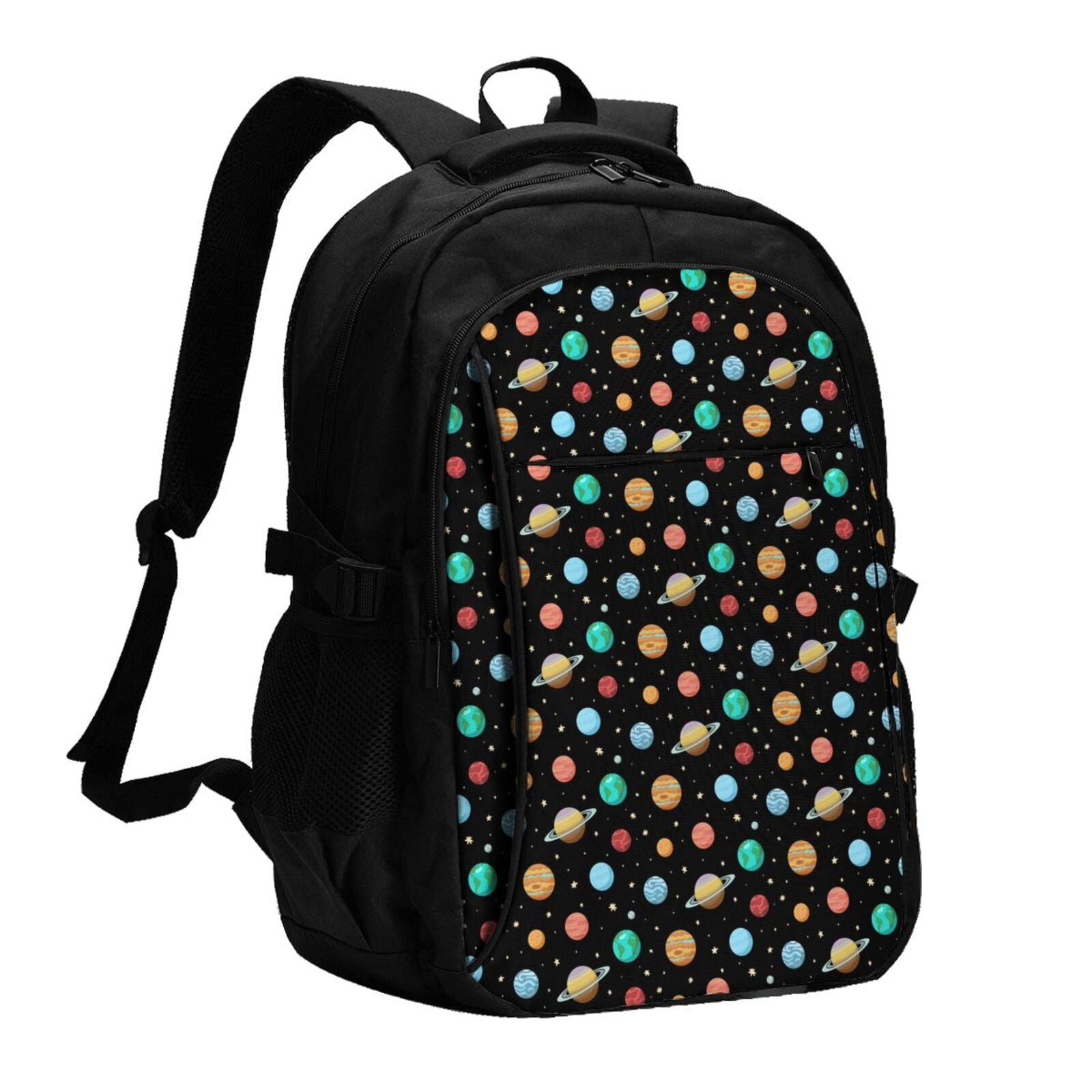 Pofeuu Solar System Planets Space Print Storage Laptop Backpack with ...