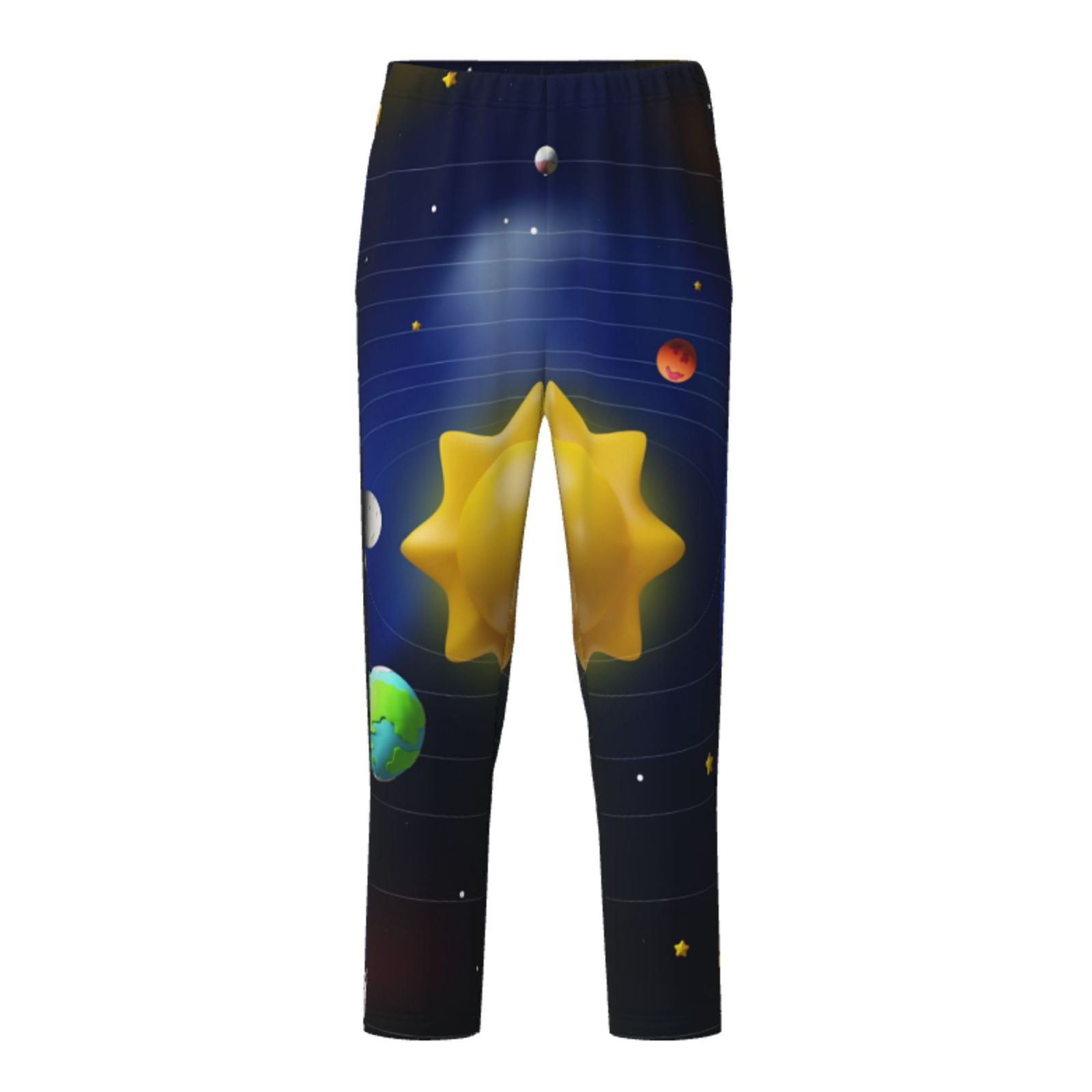 Pofeuu Solar System Print Teenagers' Pajama Pants, Soft Lounge Pajama ...