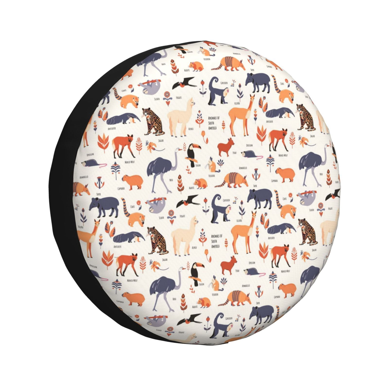 Pofeuu South American Animals Print Spare Tire Wheel Cover for Car ...