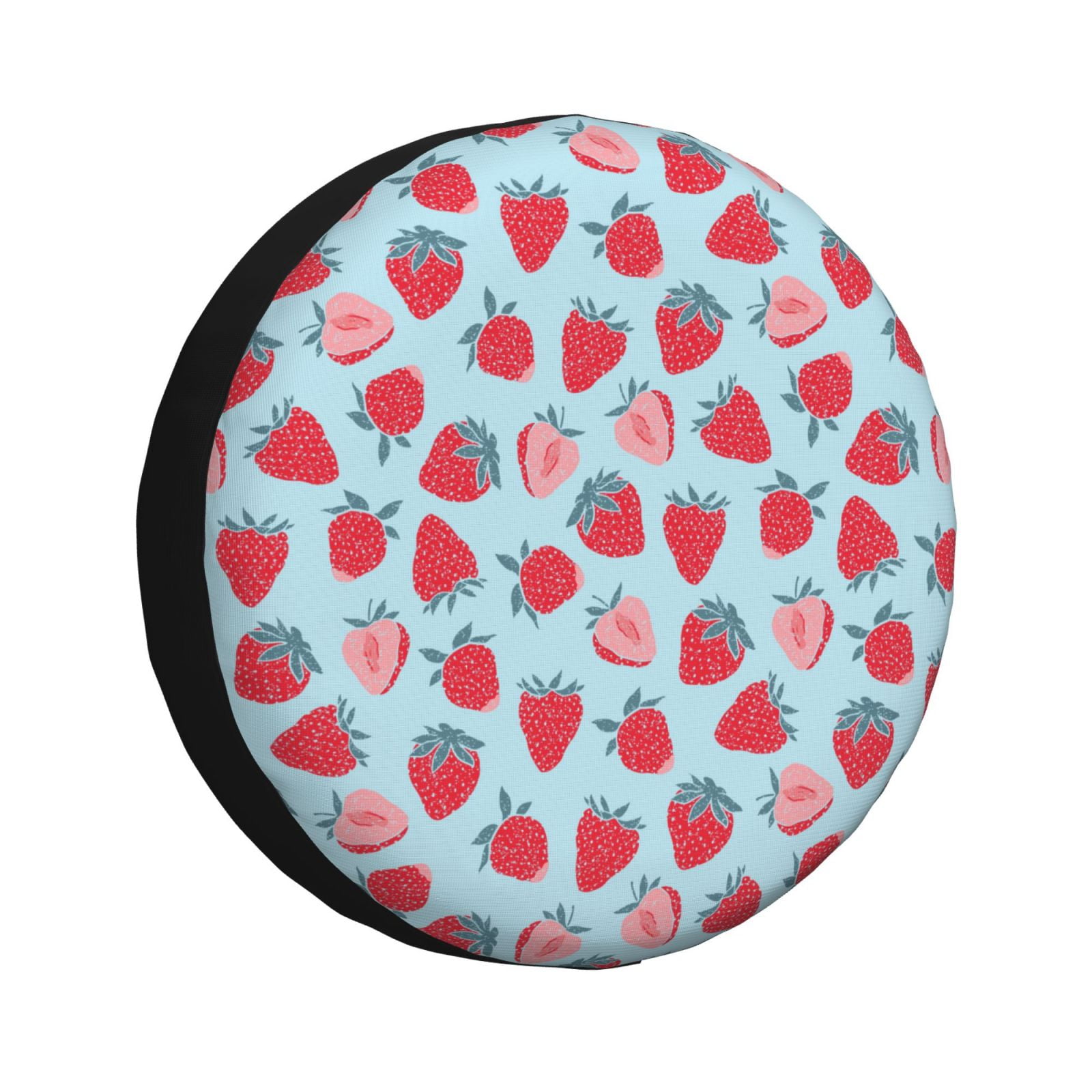 Pofeuu Strawberries Print Spare Tire Wheel Cover for Car Truck SUV ...
