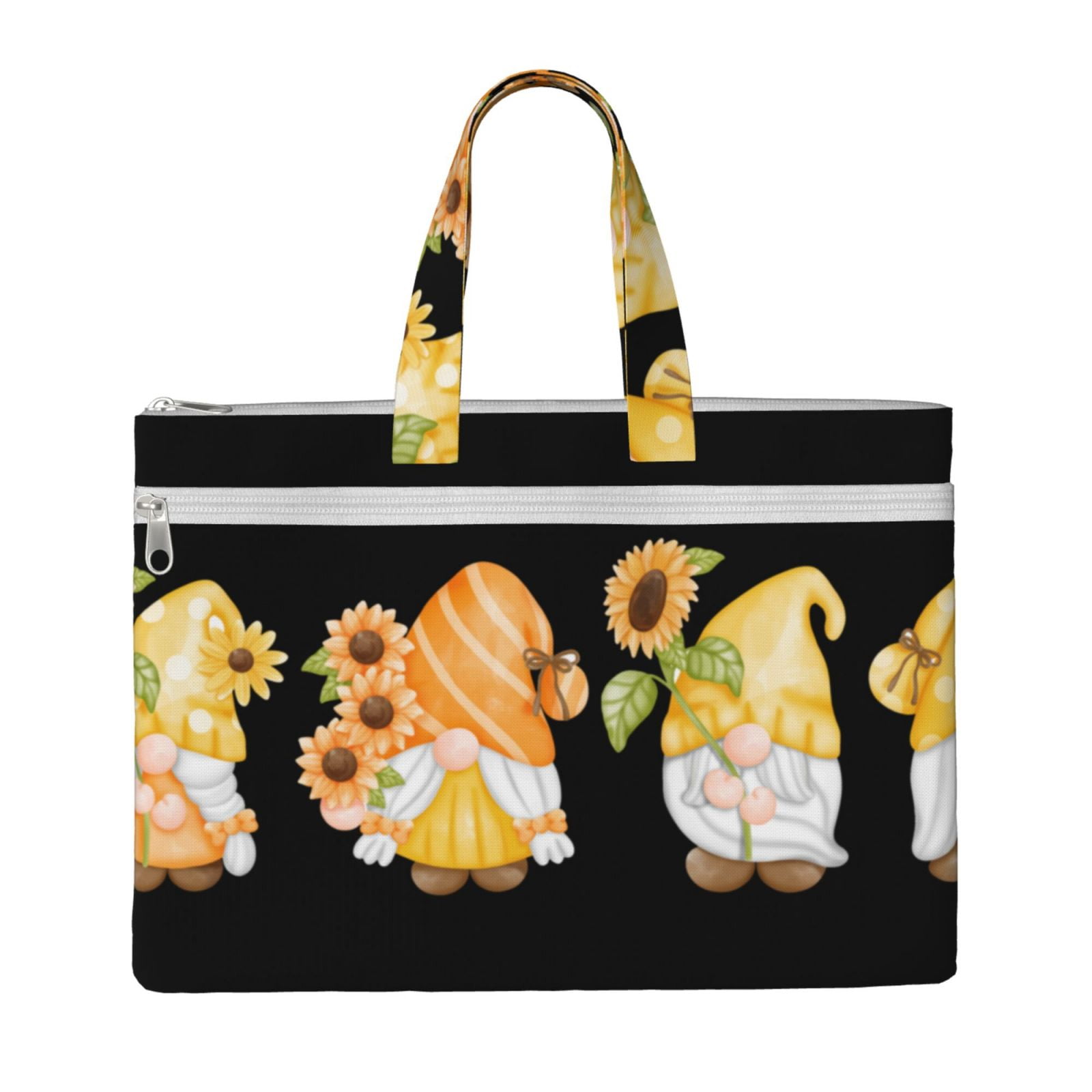 Pofeuu Sunflower Gnomes 5 Print Laptop Bag Carrying - Computer Bag ...